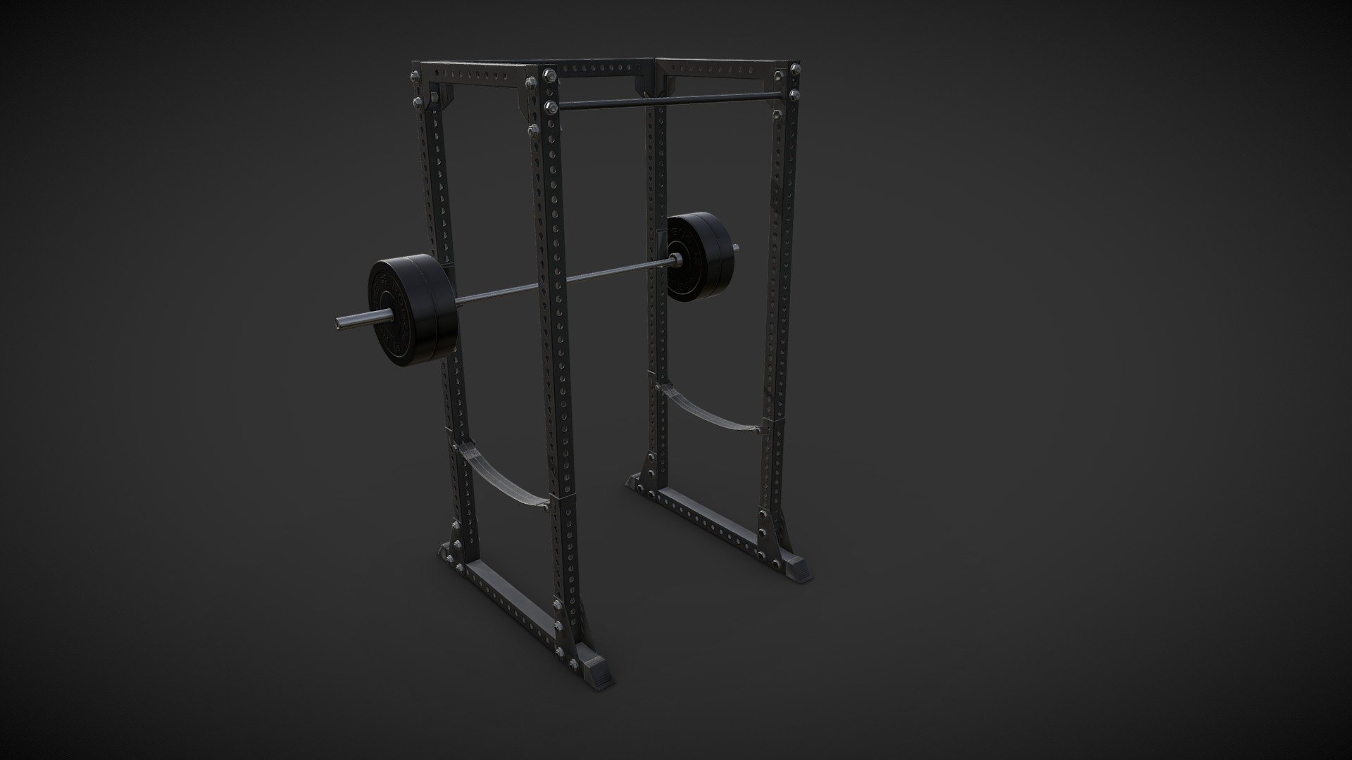 Squat Rack - 3D model by Nemanja Milosevic (@nemanja_m) [9e430c8 ...