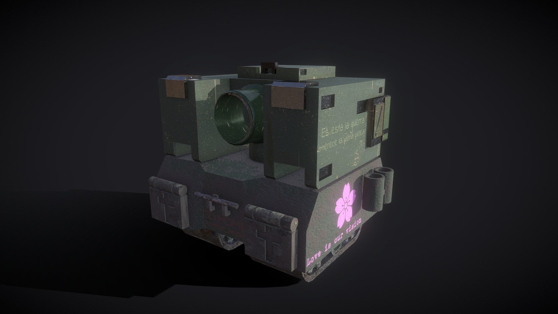 Mr.Tonk (worn and runied) - Download Free 3D model by Navillus360 ...