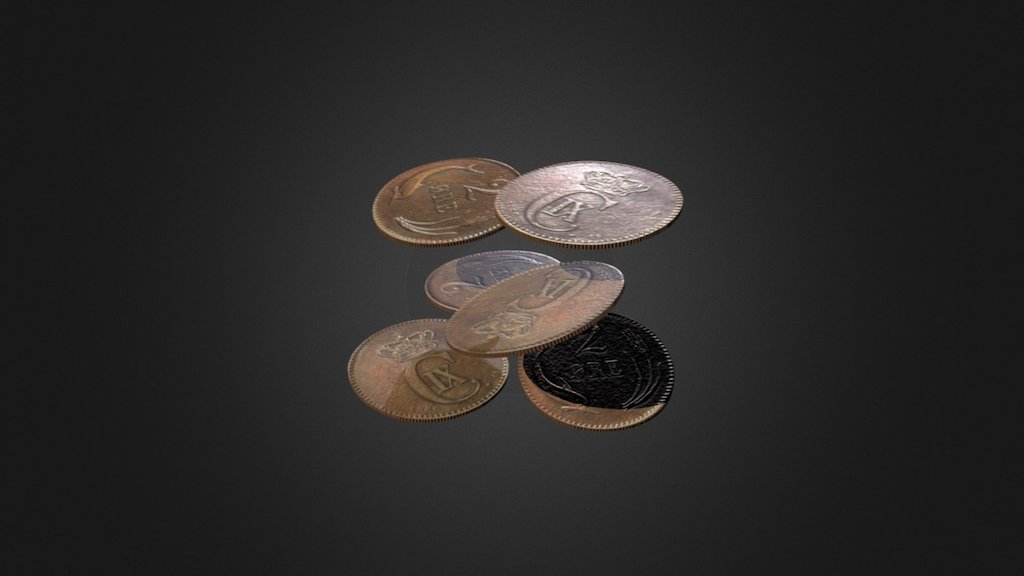 Coin - 3D model by Welander [9e471db] - Sketchfab