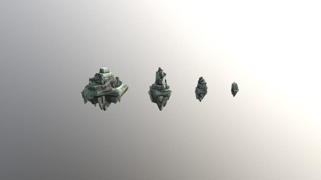 Flying Rocks - 3D model by Ejaw [9e47cc1] - Sketchfab