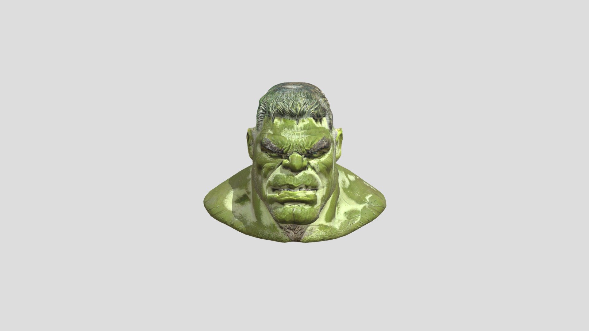 Title: 3D Model of the Hulk's Face - 3D model by muhammad.rafay1025 ...