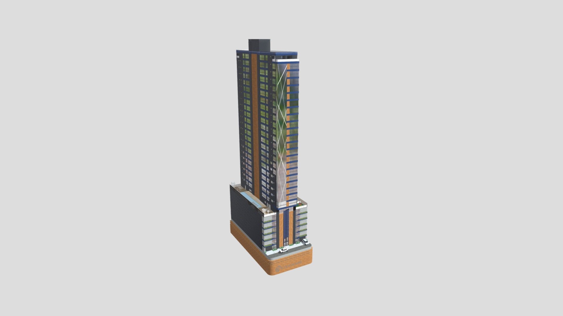 VERBENA - Atlantic Tower - Externo - 3D model by Studio 360 ...