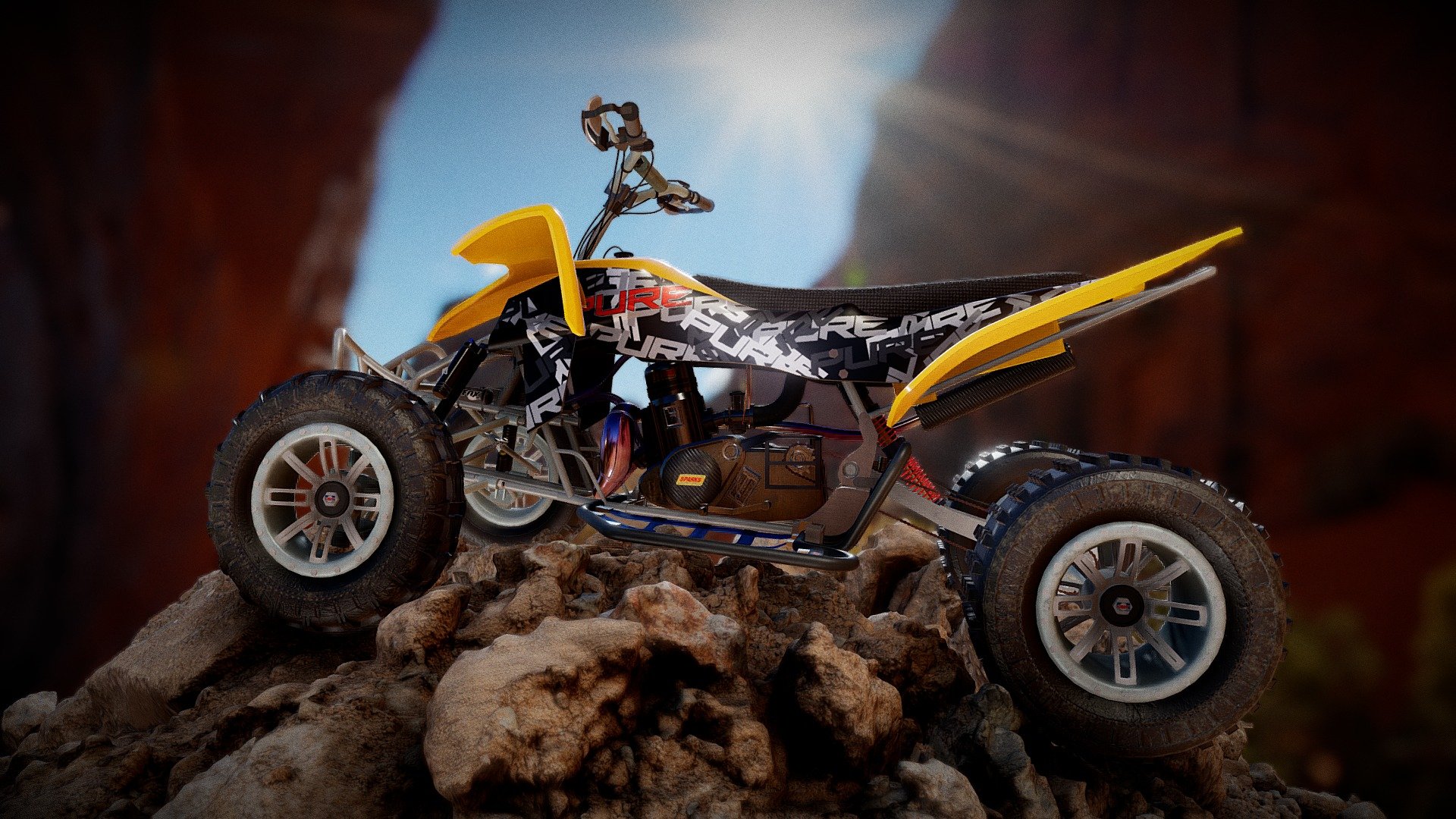 Model Showcase - ATV - 3D model by Monoware Studios [9e4b768] - Sketchfab