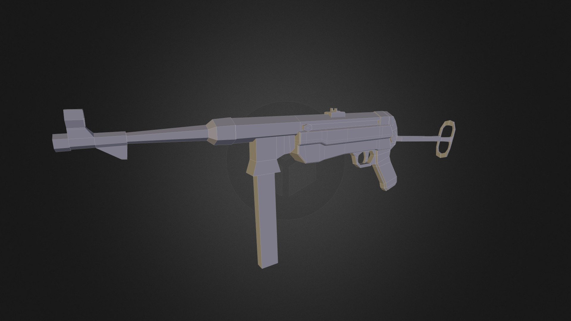 Mp40 - 3D model by juba [9e4b861] - Sketchfab
