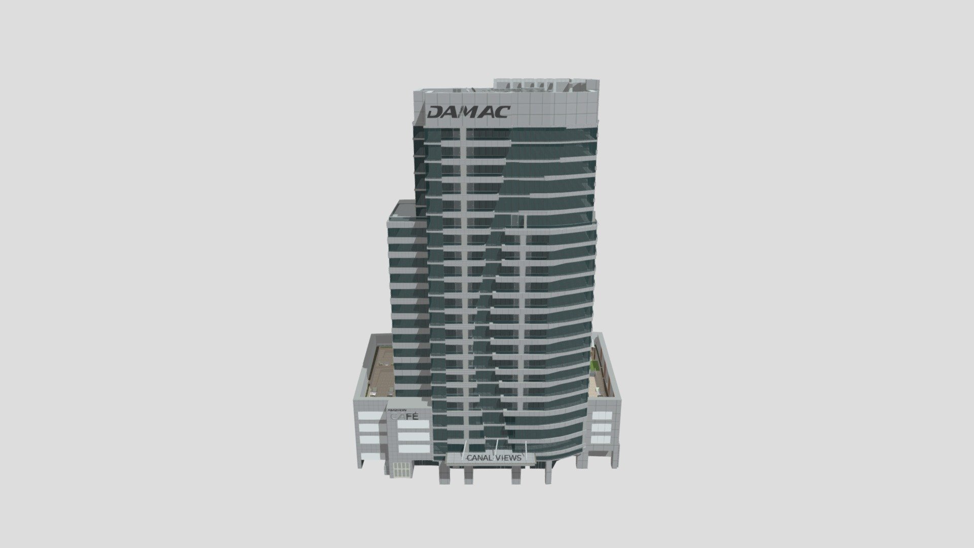 Damac Maison Canal Views - 3D model by Web (@lut21) [9e4ba86] - Sketchfab
