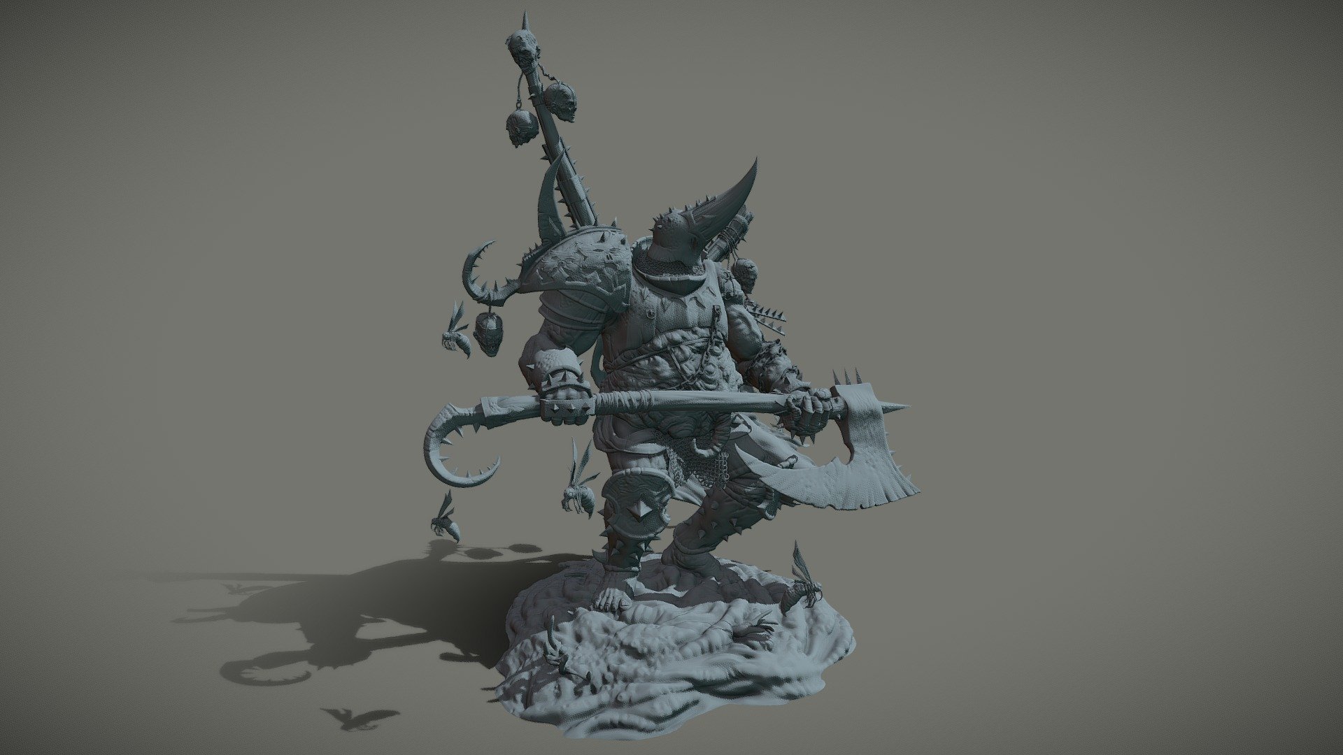 Typhus, the herald of nurgle - 3D model by JART3D (@jaimeasins ...