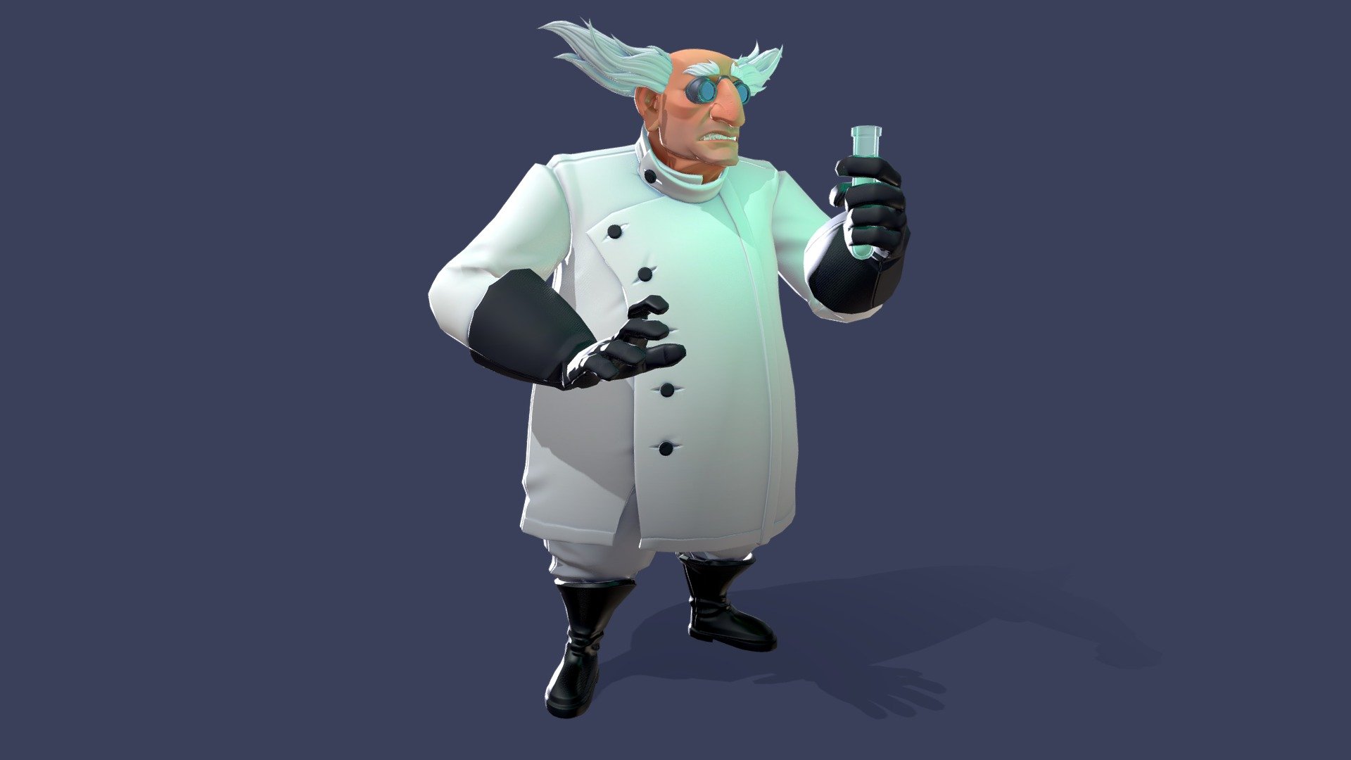Stylized Professor - 3D model by Julian_Lawrenz [9e4d470] - Sketchfab