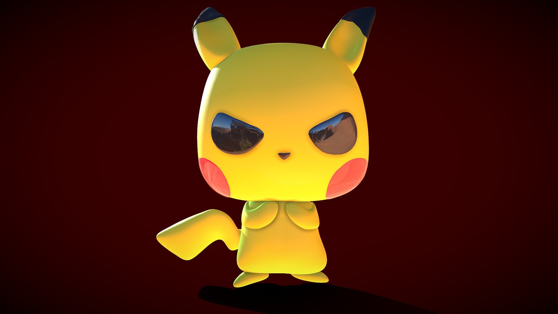 Pikachu 3D Model - Buy Royalty Free 3D model by Gabriel Diego ...