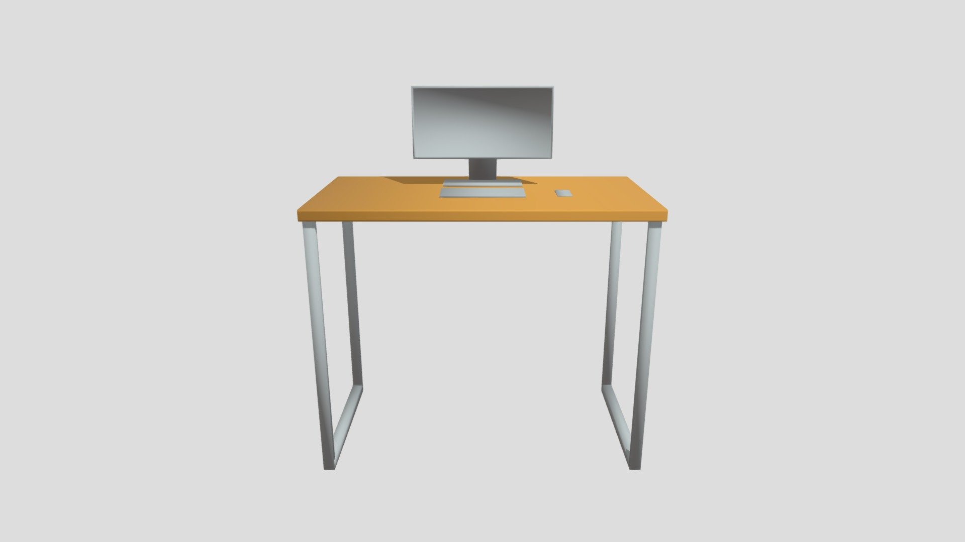 Desk W/ Screen - Download Free 3D model by Nicholas Quinlan (@nickqdude ...