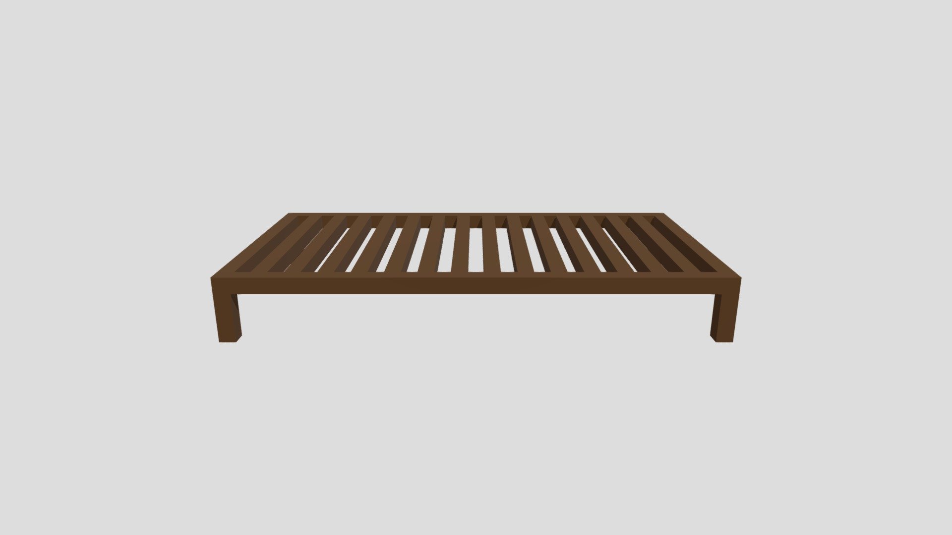Bed Frame - Download Free 3D model by KIGBUG [9e52d6b] - Sketchfab