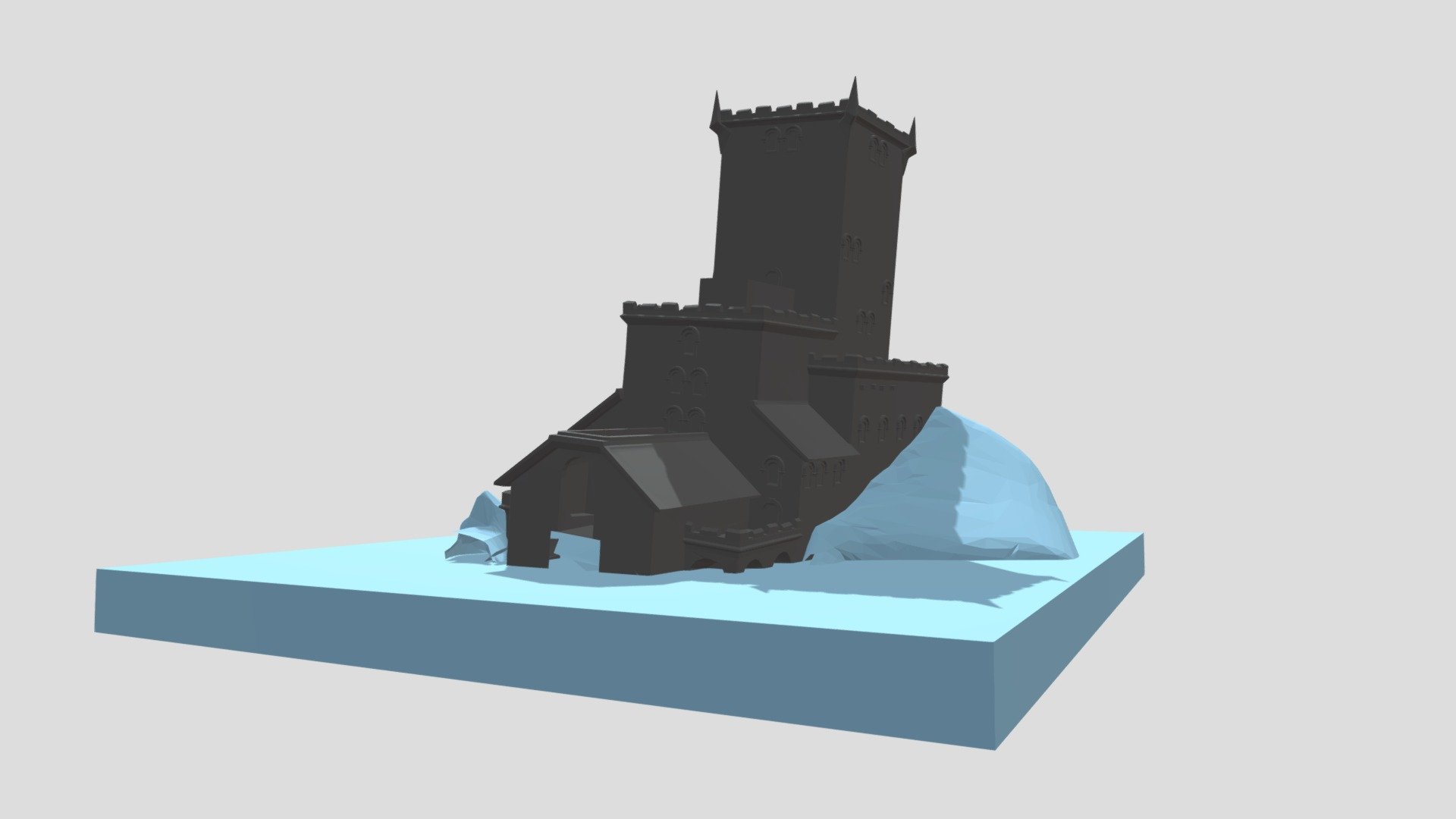 Polar Peak Castle - Download Free 3D model by RamonaFlowers🌼 ...