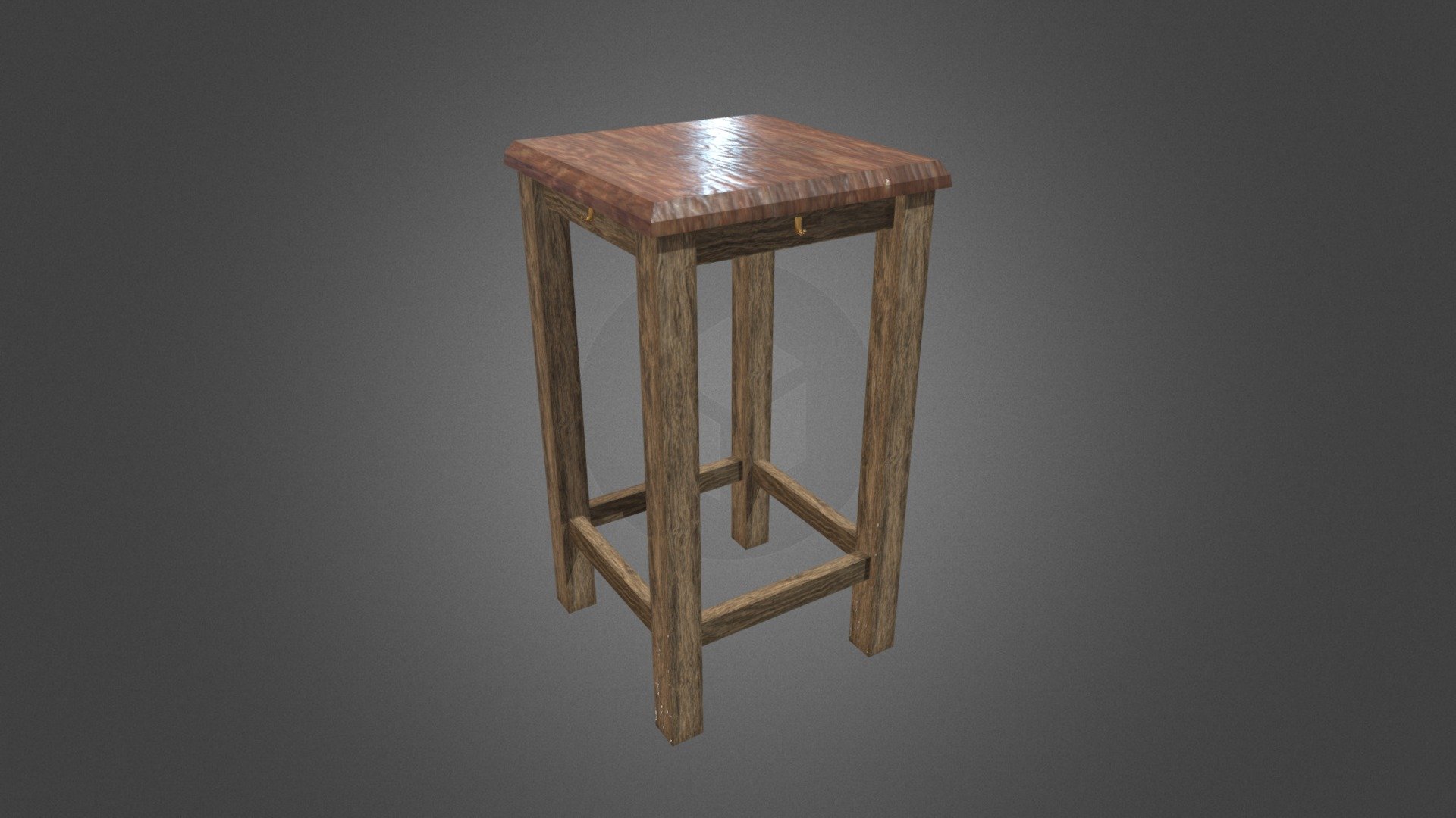 Tall Pub Table - Download Free 3D model by Stainless Reality Ltd ...