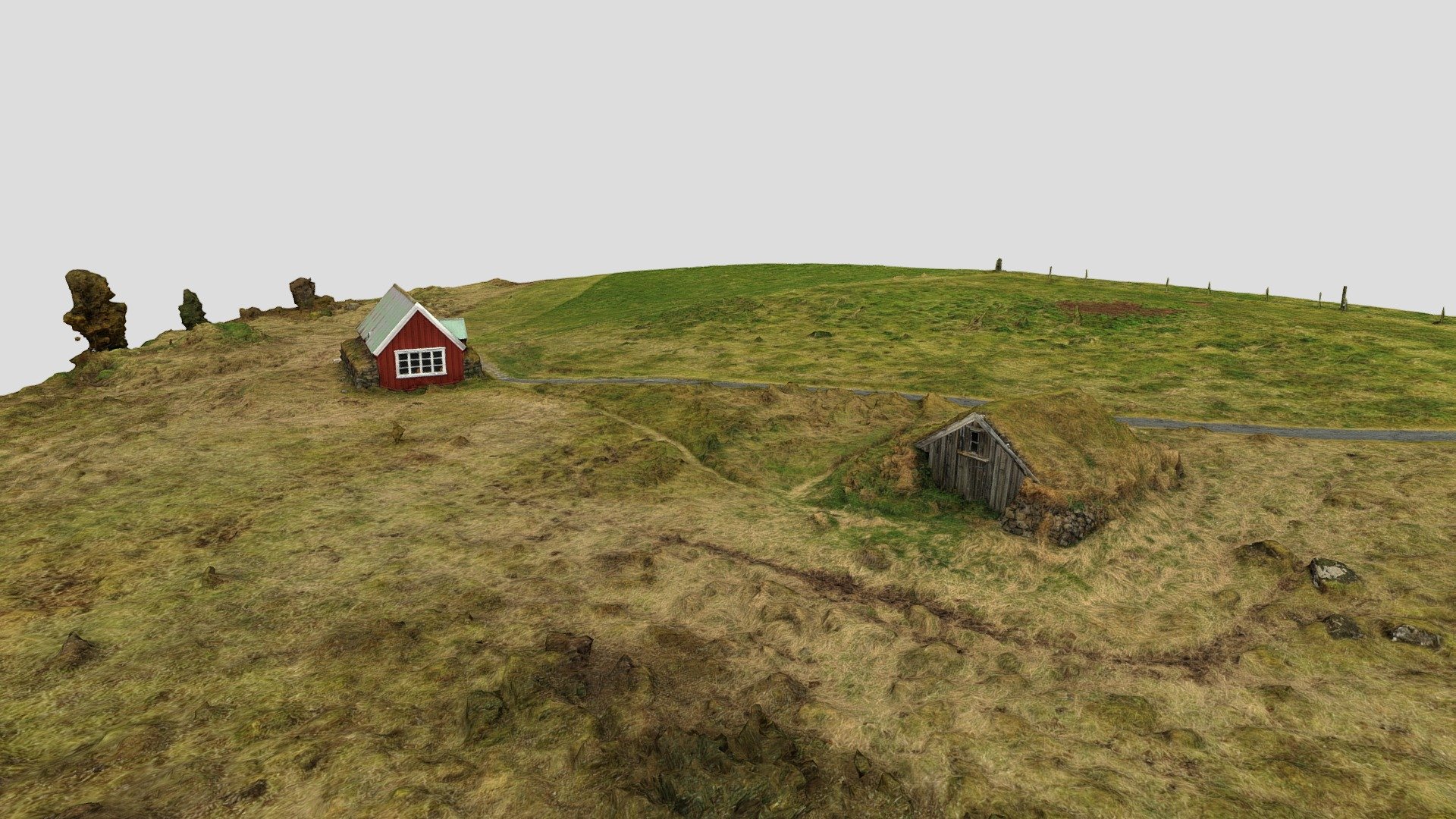 Arbaejarsafn_Tvo_Hus_160K_Polygons - 3D model by EFLA Engineering ...
