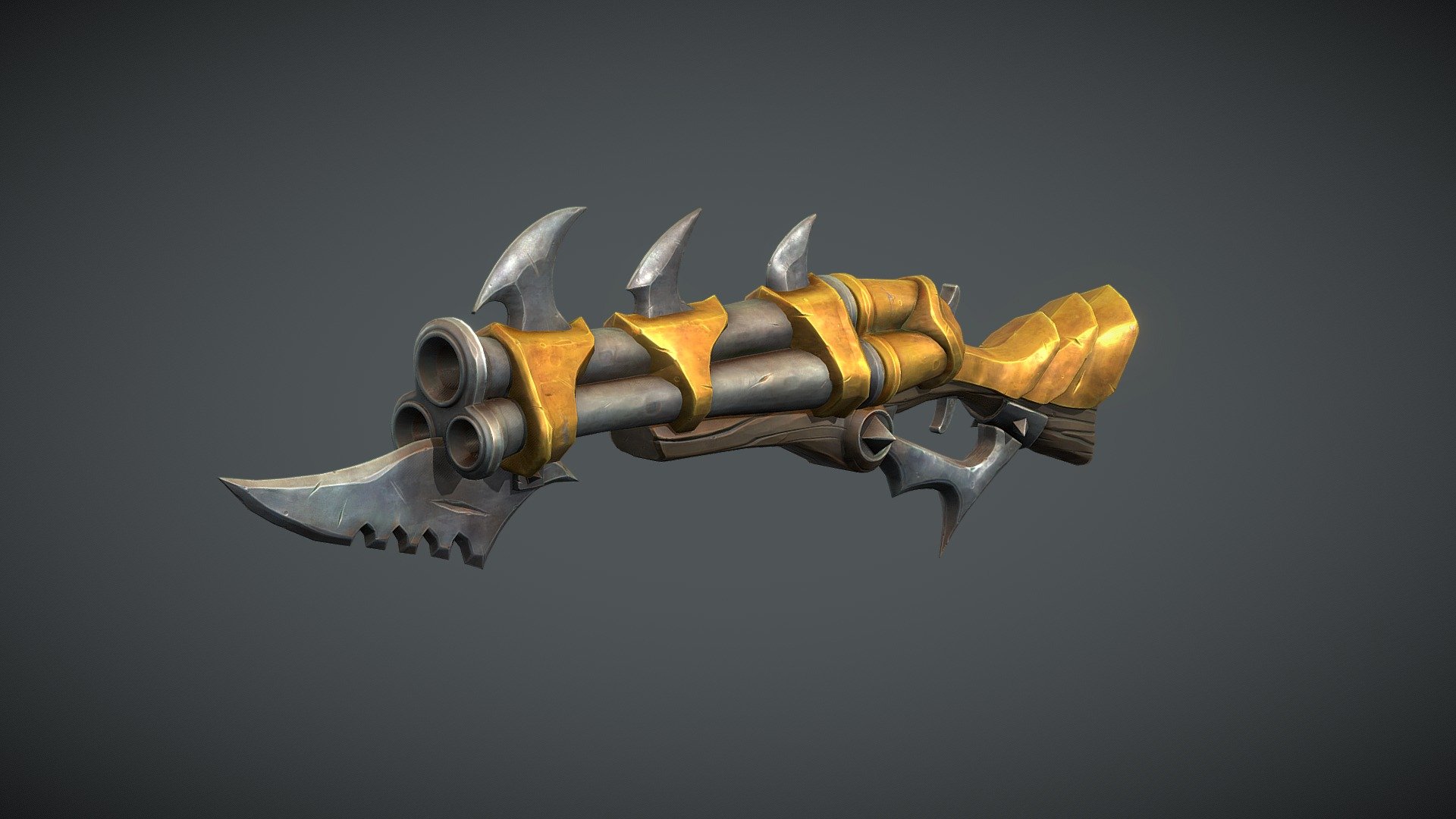 World Of Warcraft : WoD - Weapon - Fan Art - 3D model by Axel Deff ...