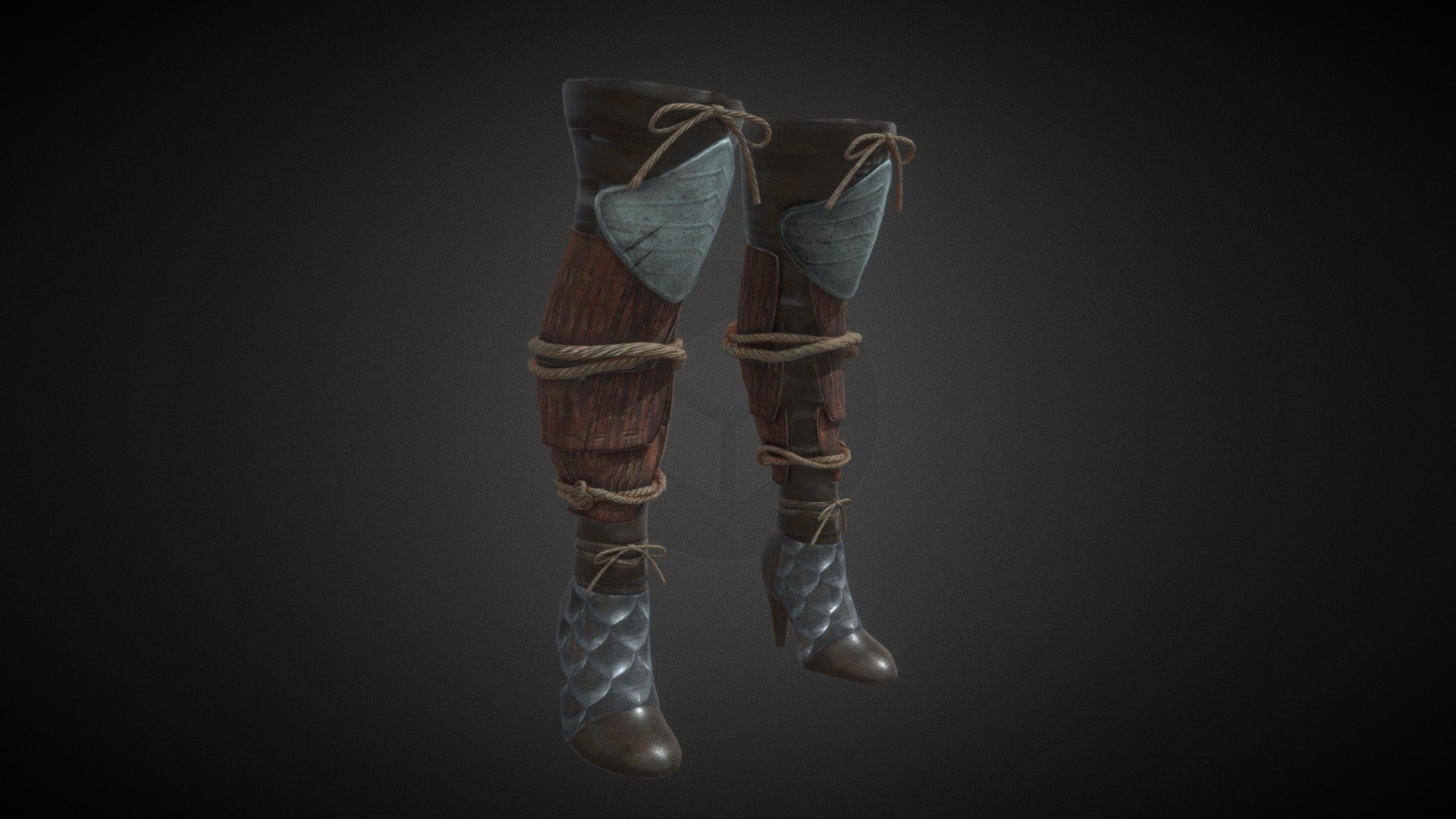 Leg Armor Samurai Asset - Buy Royalty Free 3D model by nongnong96 ...