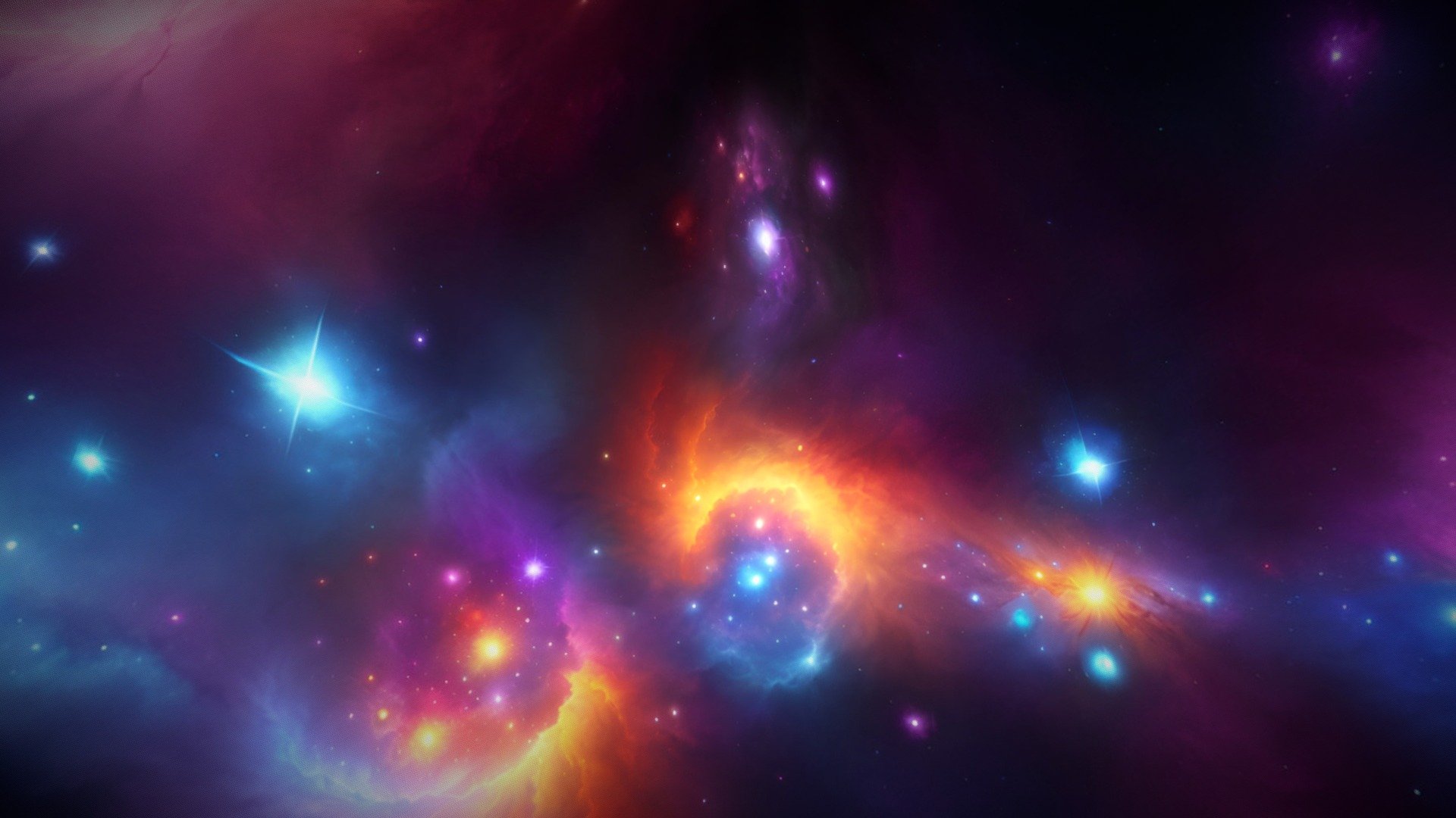 Stylized Skybox Vibrant Nebula 001 Buy Royalty Free 3d Model By