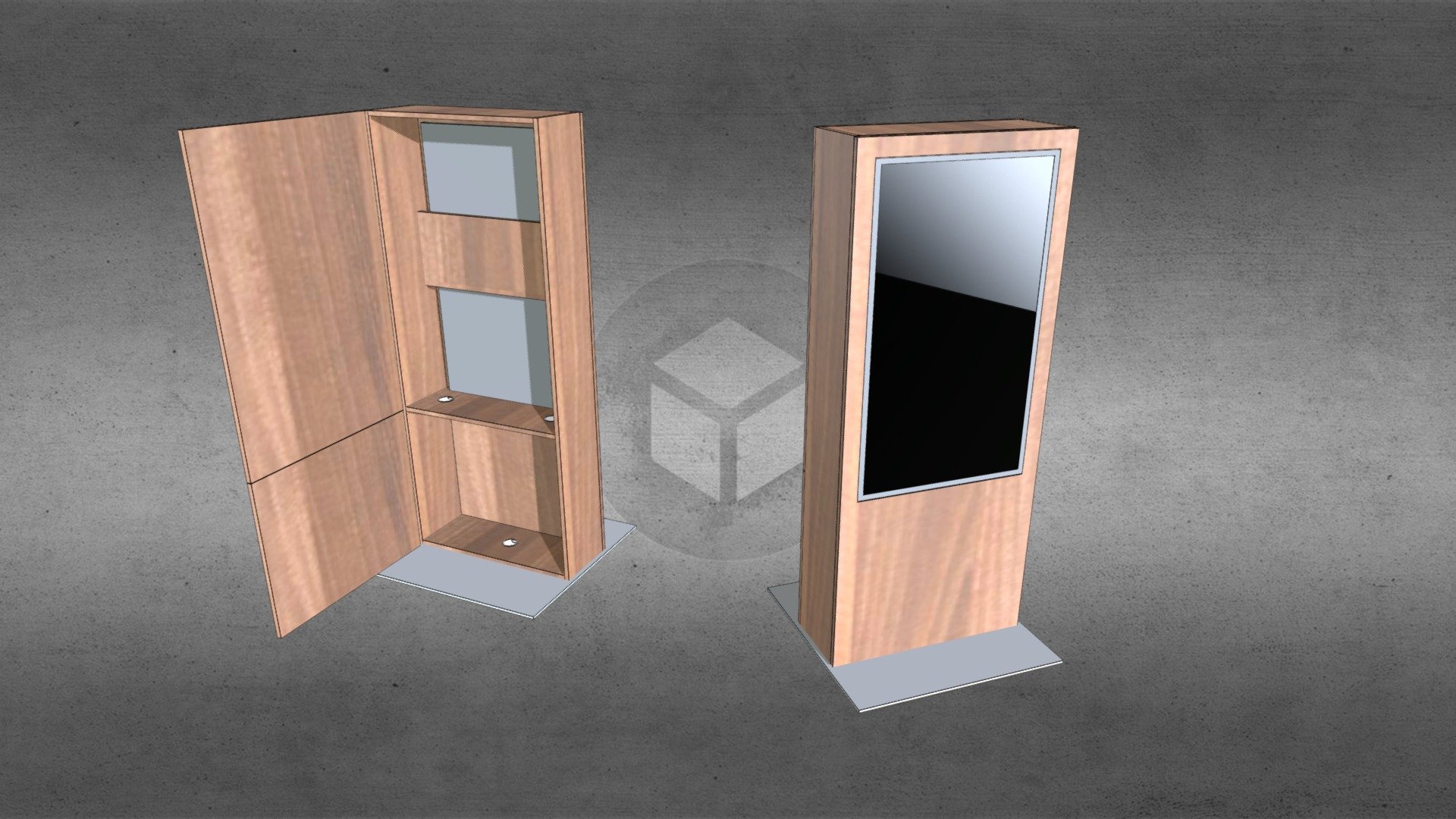 Totem TV - 3D model by Naidar [9e56c01] - Sketchfab