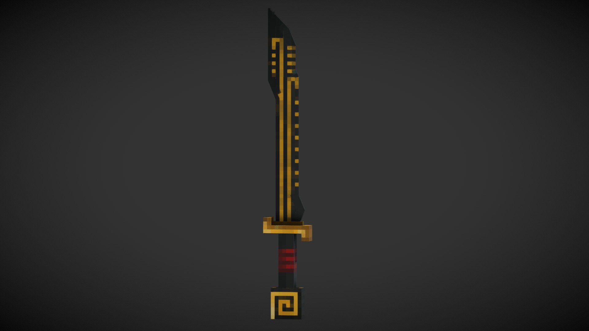 Persian Netherite sword - 3D model by Casualbloodgod [9e59933] - Sketchfab