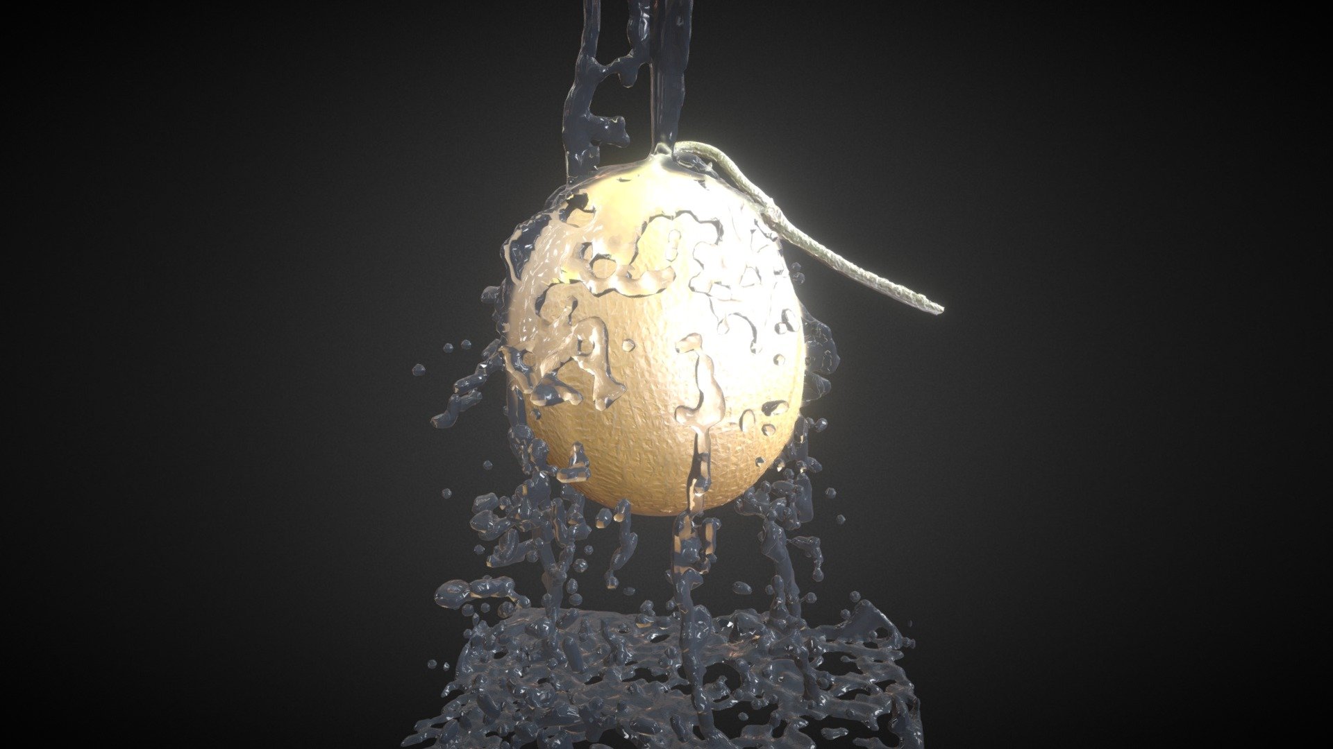 Melon Splash - Download Free 3D model by biplane808 [9e5c2f7] - Sketchfab
