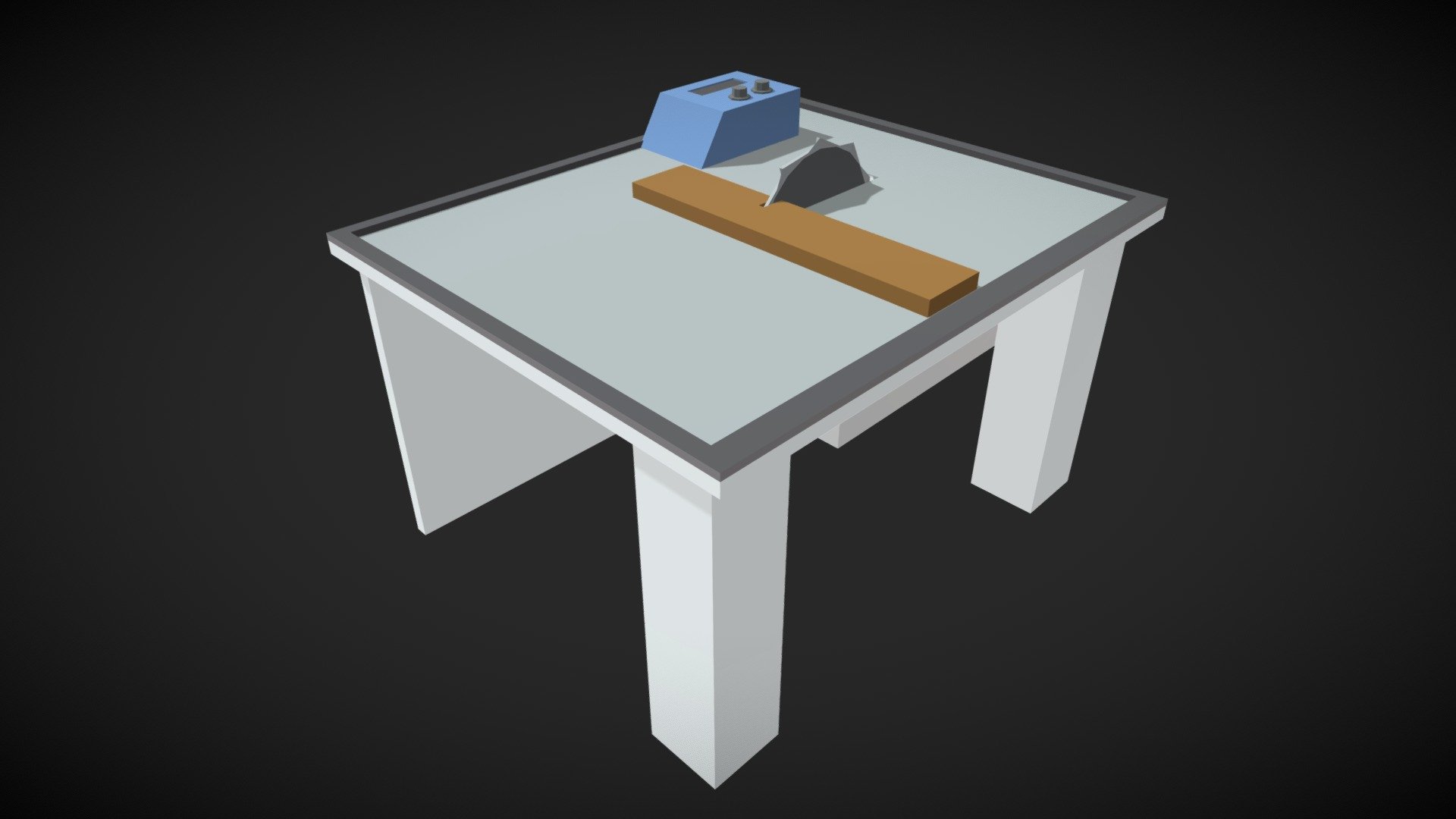 Lowpoly Saw-Table - Buy Royalty Free 3D model by Blumbum Productions ...