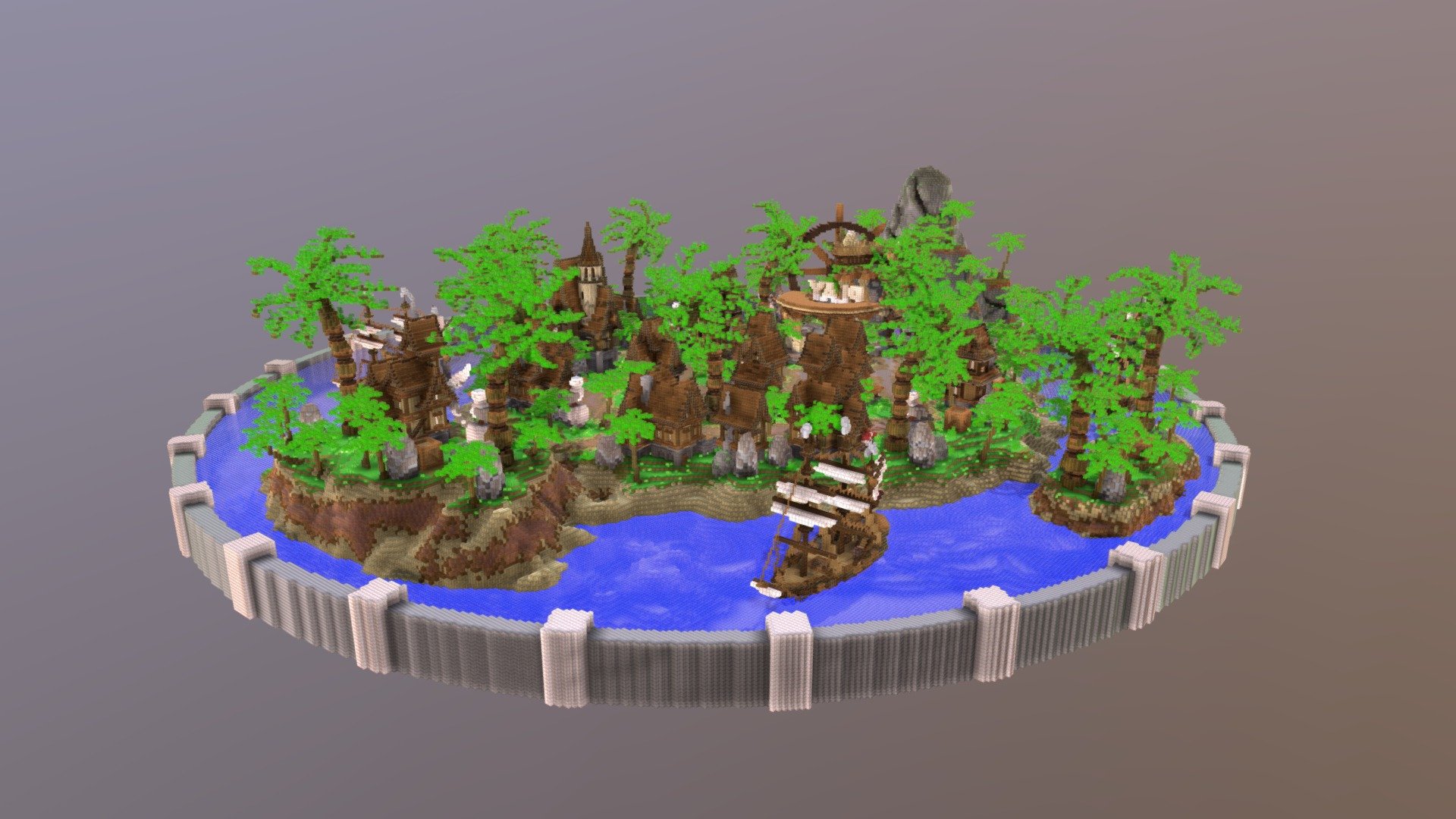 Royal Isle | 350x350 | Island Lobby - 3D model by Vextrosity [9e5d003 ...