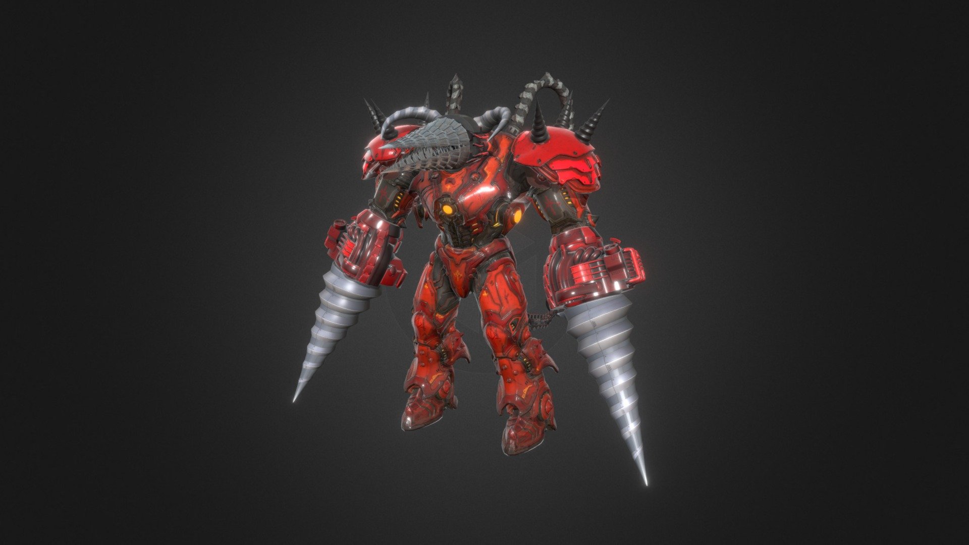 Titan Drillman 2.0 - Download Free 3D model by Pro4ik [9e5e92f] - Sketchfab