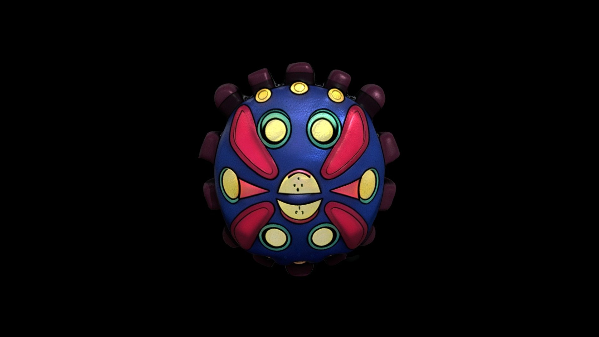 Happy Mask 452 - Download Free 3D model by klrxyz [9e5ed68] - Sketchfab