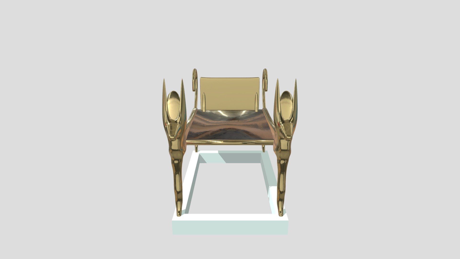 Funerary bed of Tutankamon - Download Free 3D model by Ioan ...