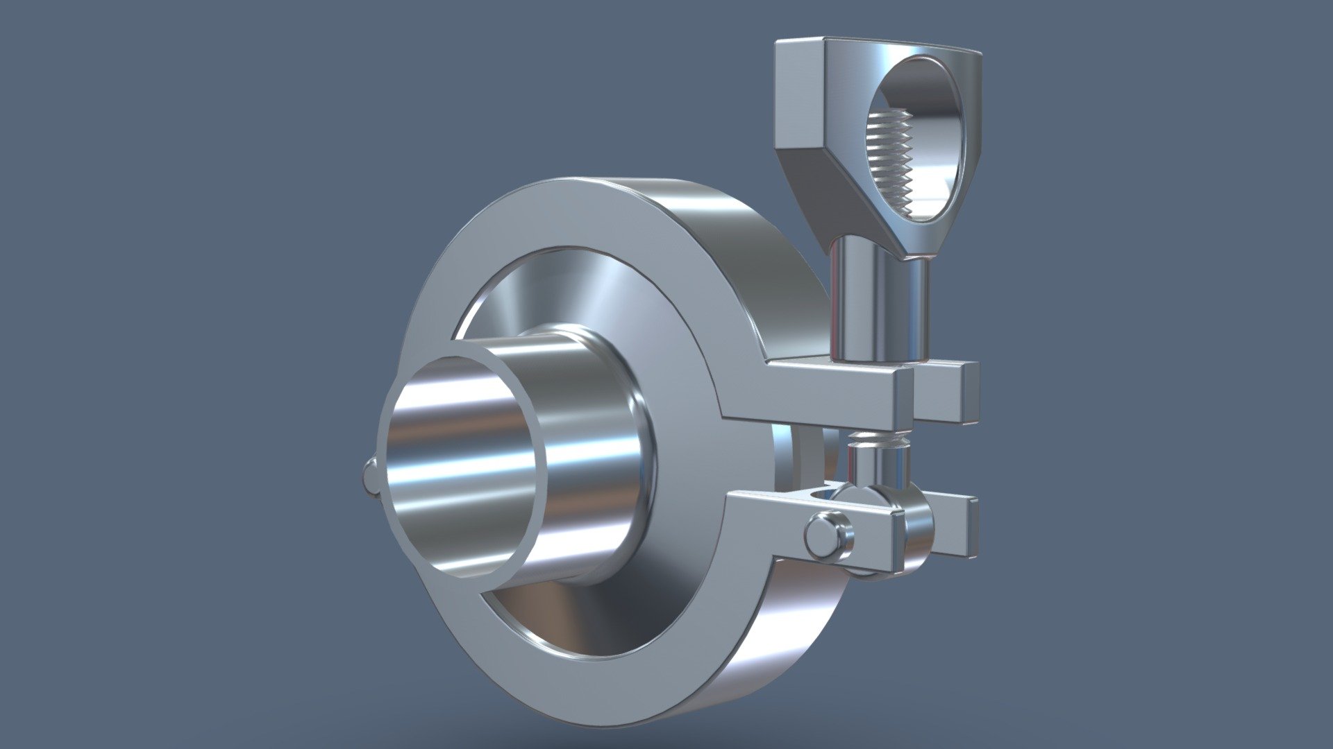 3D Interactive - Tri clamp coupling - 3D model by 3D CAD Engineer ...
