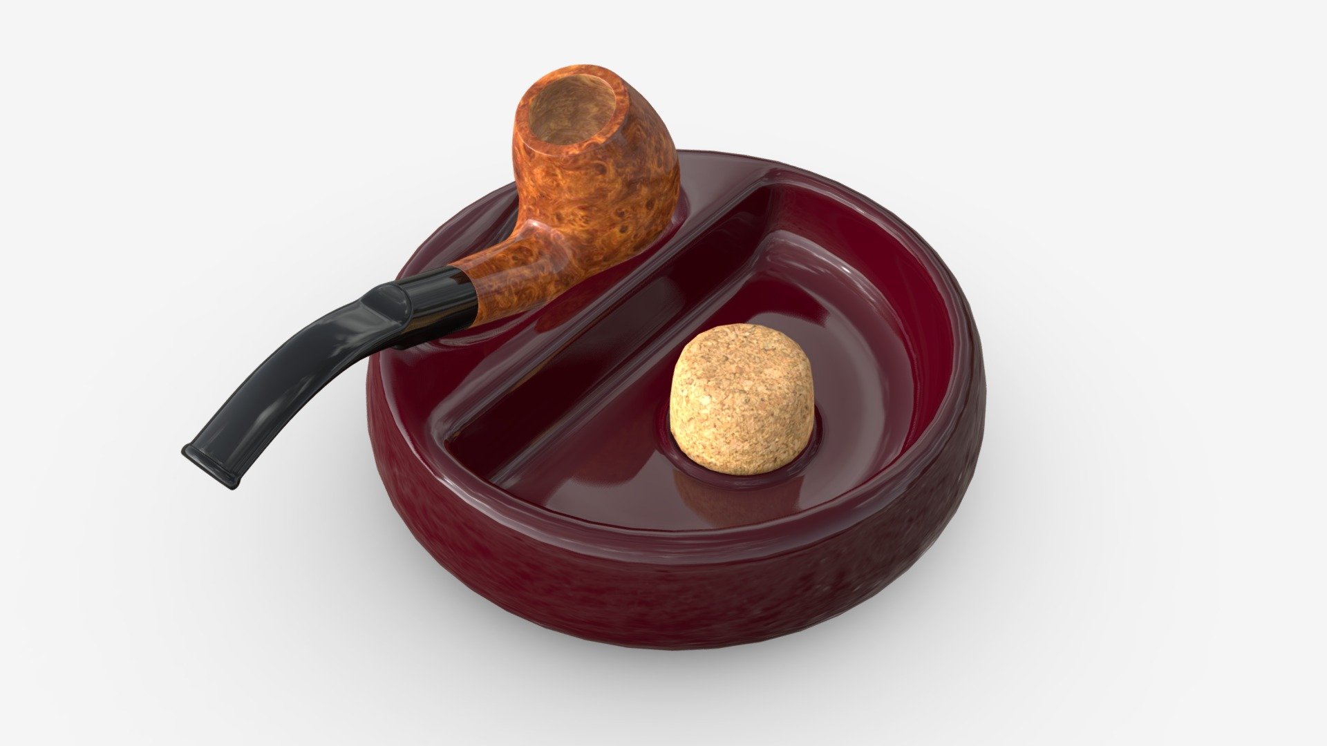 Smoking Pipe Ashtray with Holder 01 - Buy Royalty Free 3D model by ...