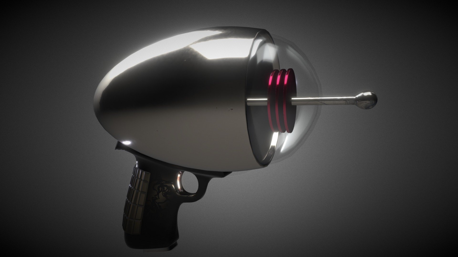 Raygun - Download Free 3D model by deadlygeek [9e61425] - Sketchfab
