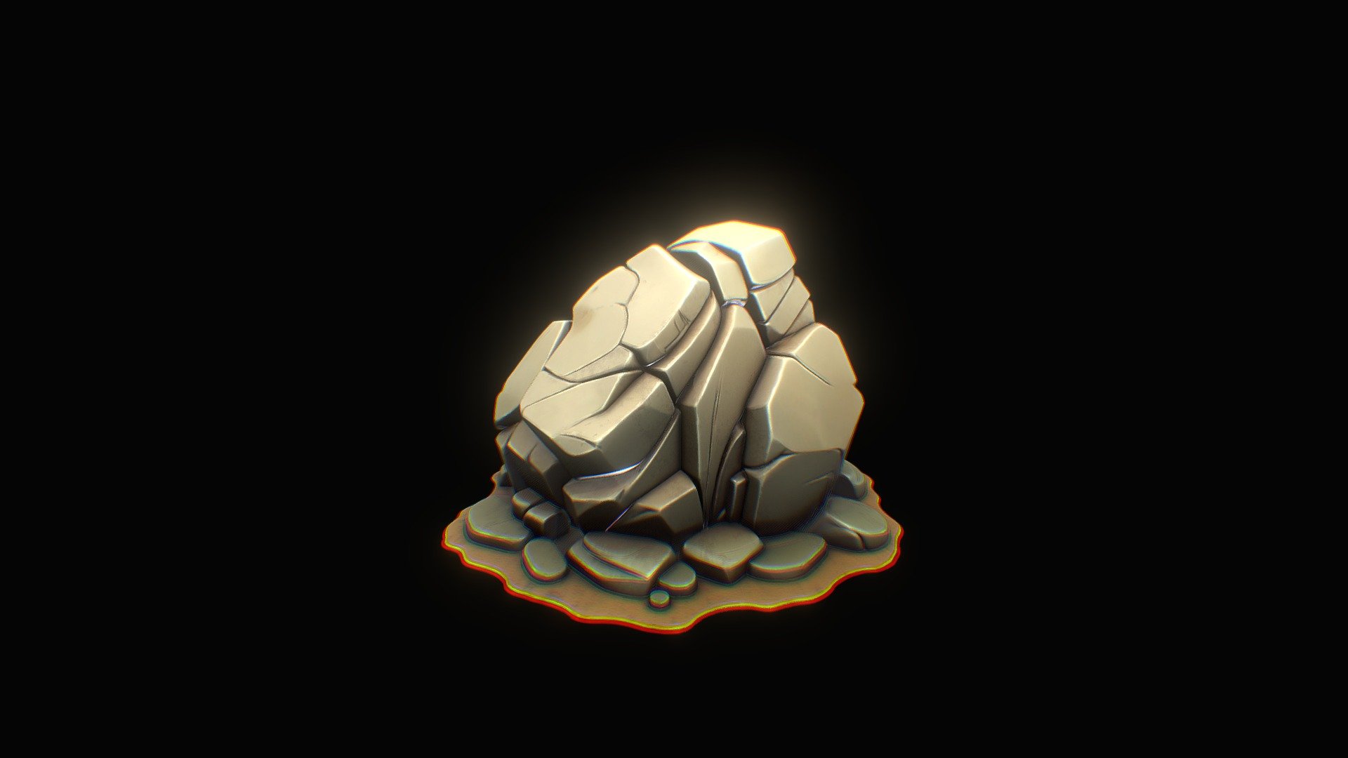 Stylized Stone - 3D model by Abhilovely [9e6284c] - Sketchfab