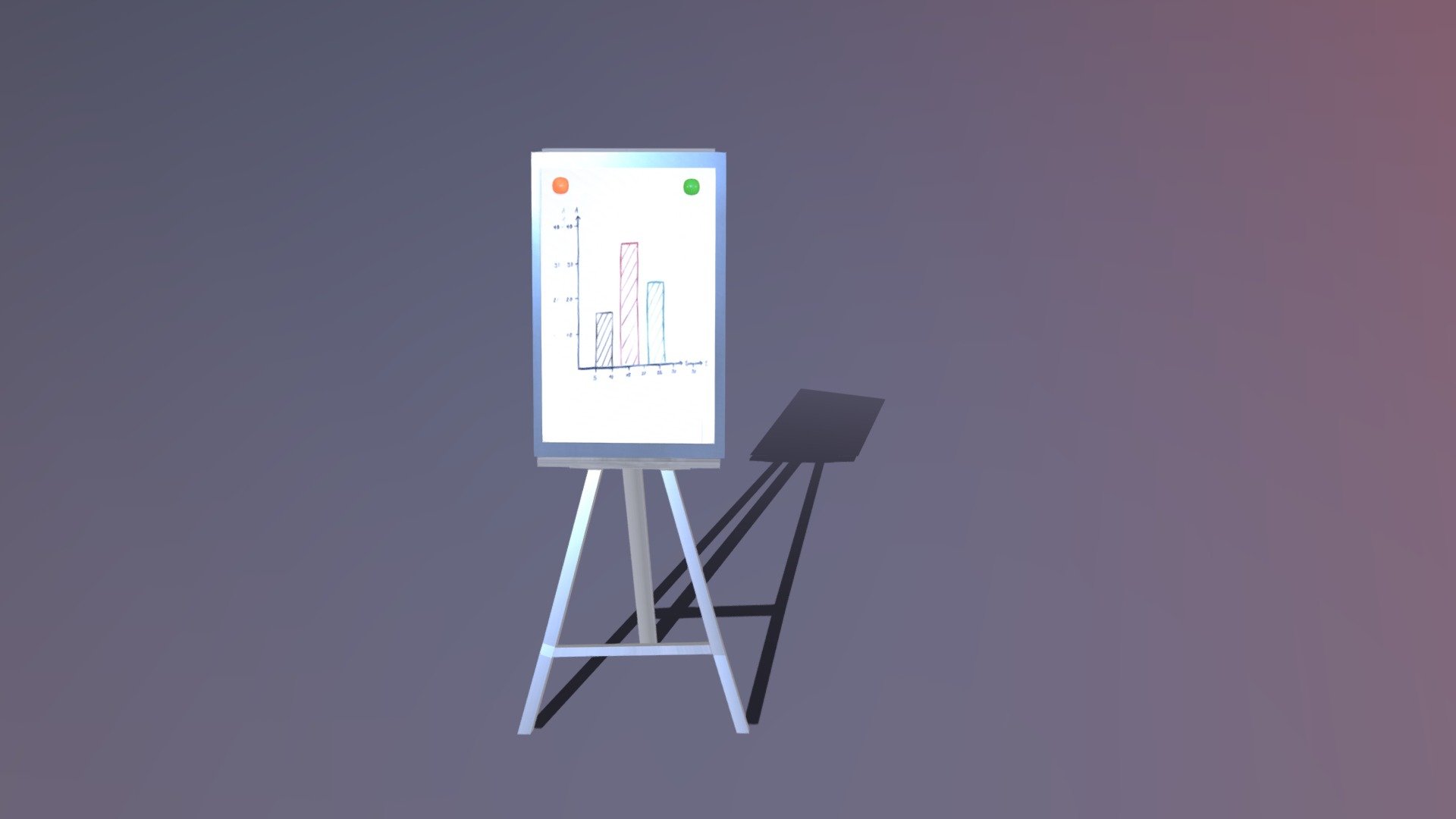 Flip chart - 3D model by elena.w (@elena.b06052022) [9e65b0d] - Sketchfab