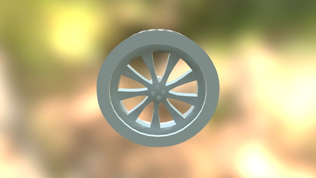 Modeling a Wheel - 3D model by thepancake1 [9e65b5a] - Sketchfab