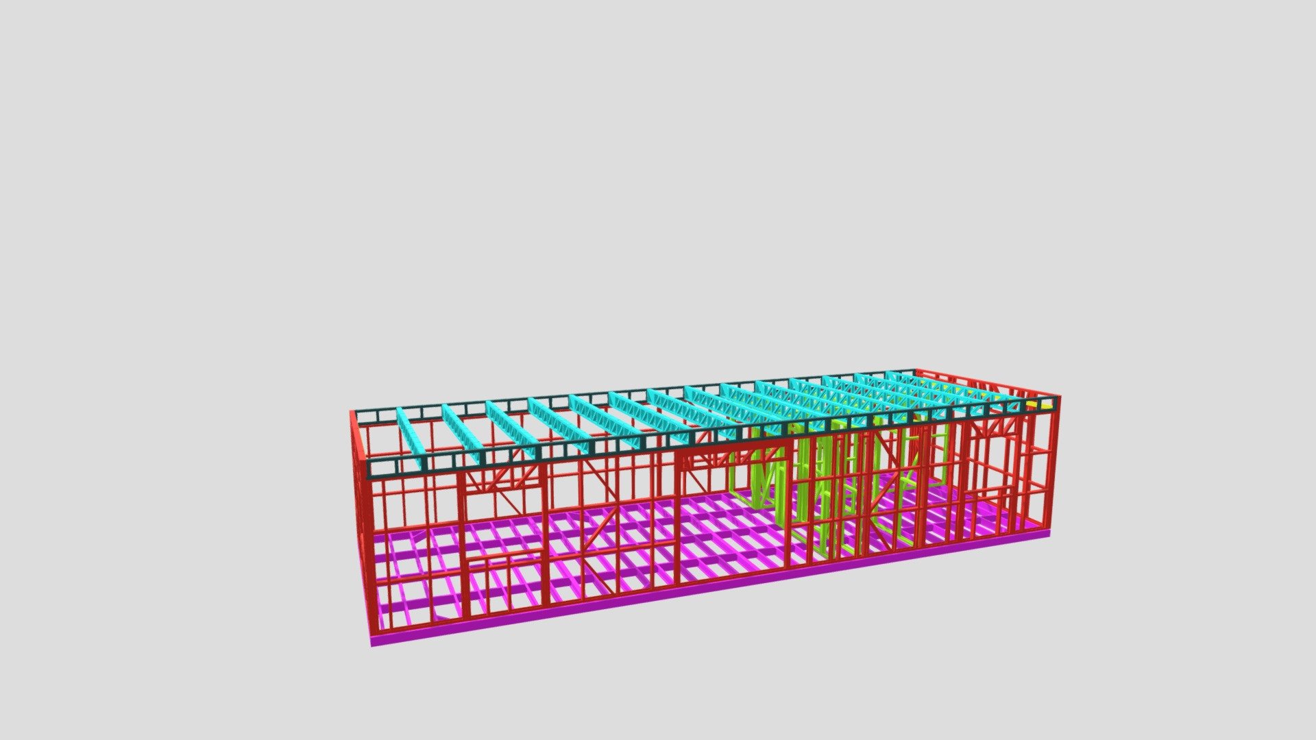 240725-2-SS: 13x4.5 Granny Flat - 3D model by Steel Frame Solutions ...