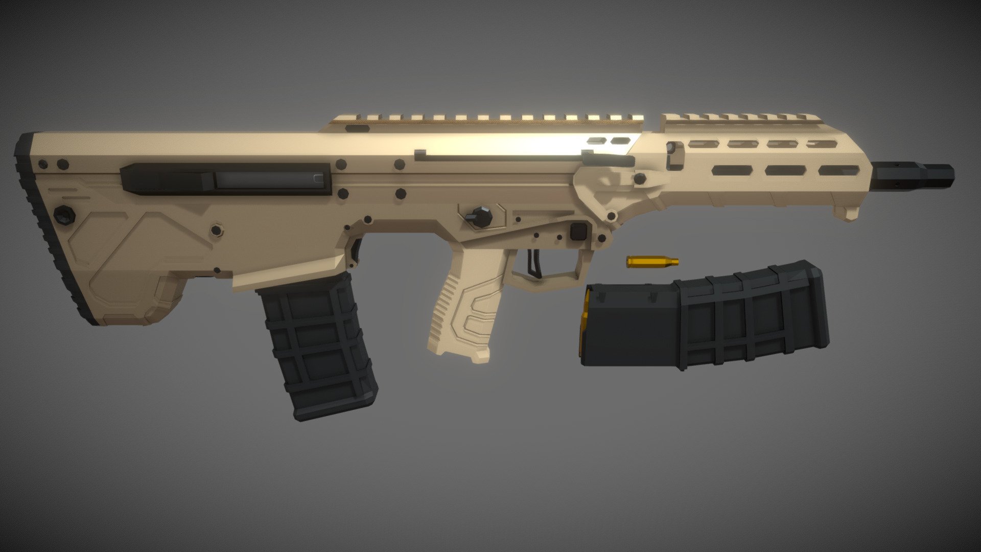 low-poly Desert Tech MDR - Download Free 3D model by D_U (@DU1701 ...