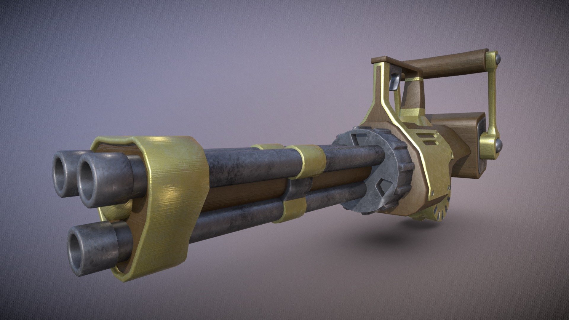 Steam Punk Gun - Download Free 3D model by Ivaskiv Grigory (@Livagof ...
