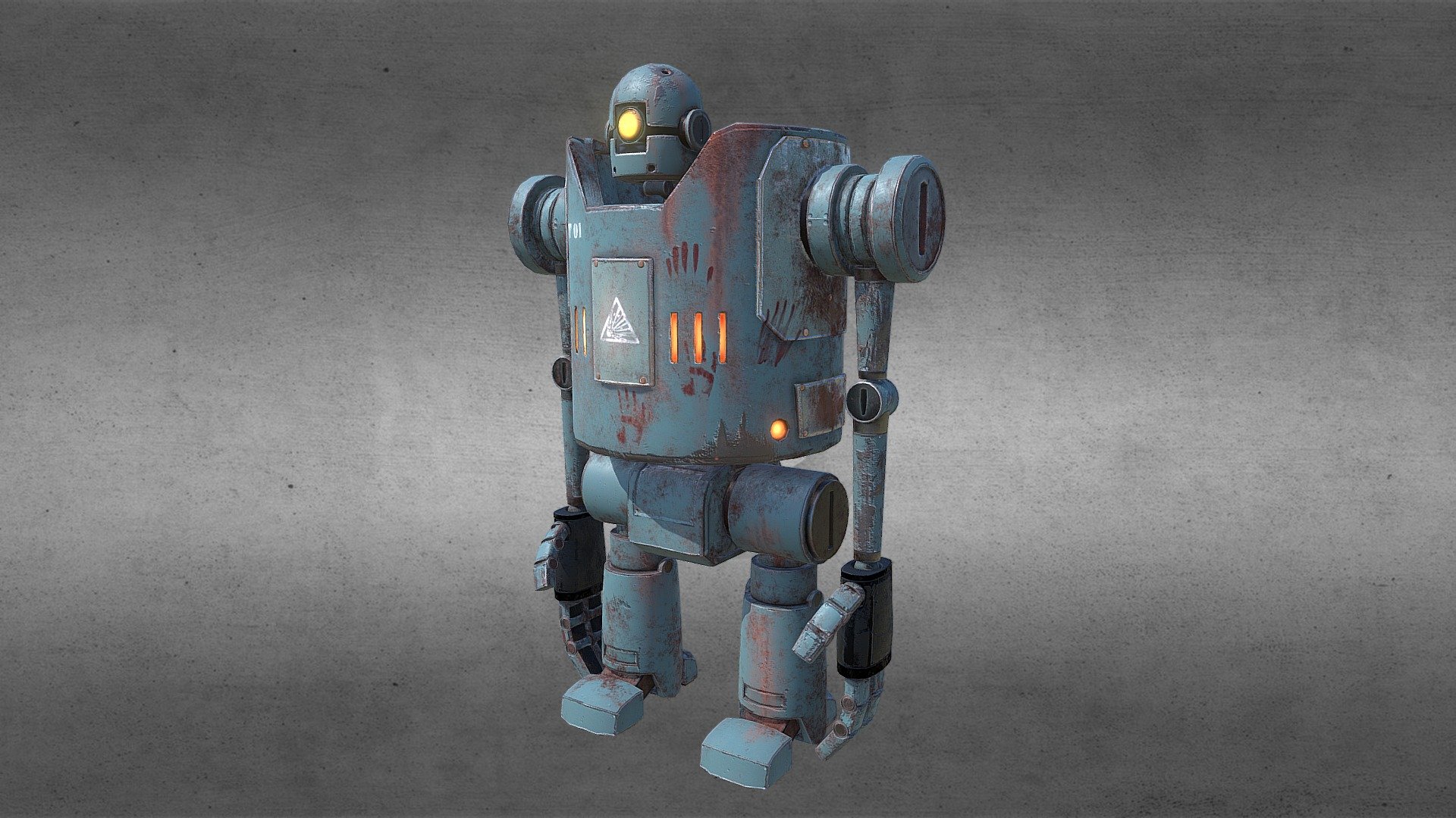 Robot 1 low - 3D model by Angel (@angiel67) [9e6bb92] - Sketchfab