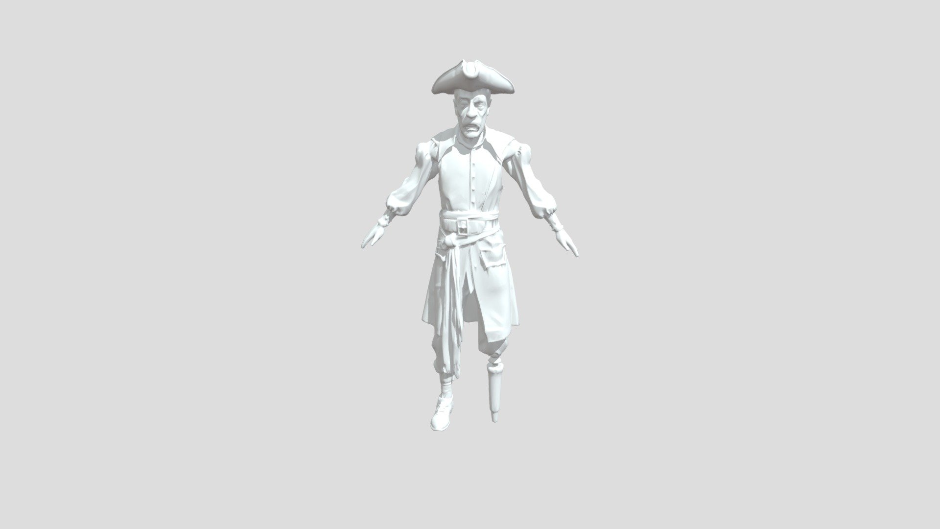 Captain Clark (Texture inside) - Download Free 3D model by leythkawafs ...