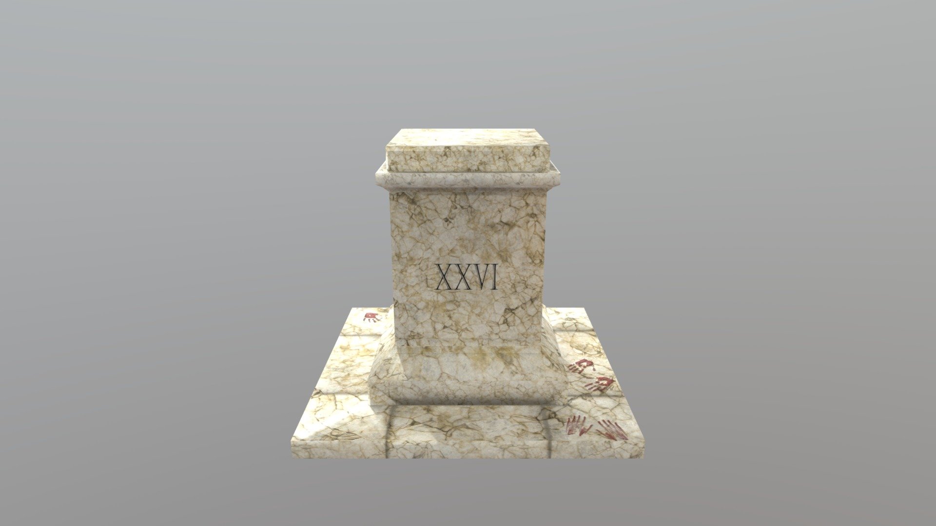 Ancient Roman Podium - 3D model by ConnorJ (@millionairhobo) [9e6e3ee ...