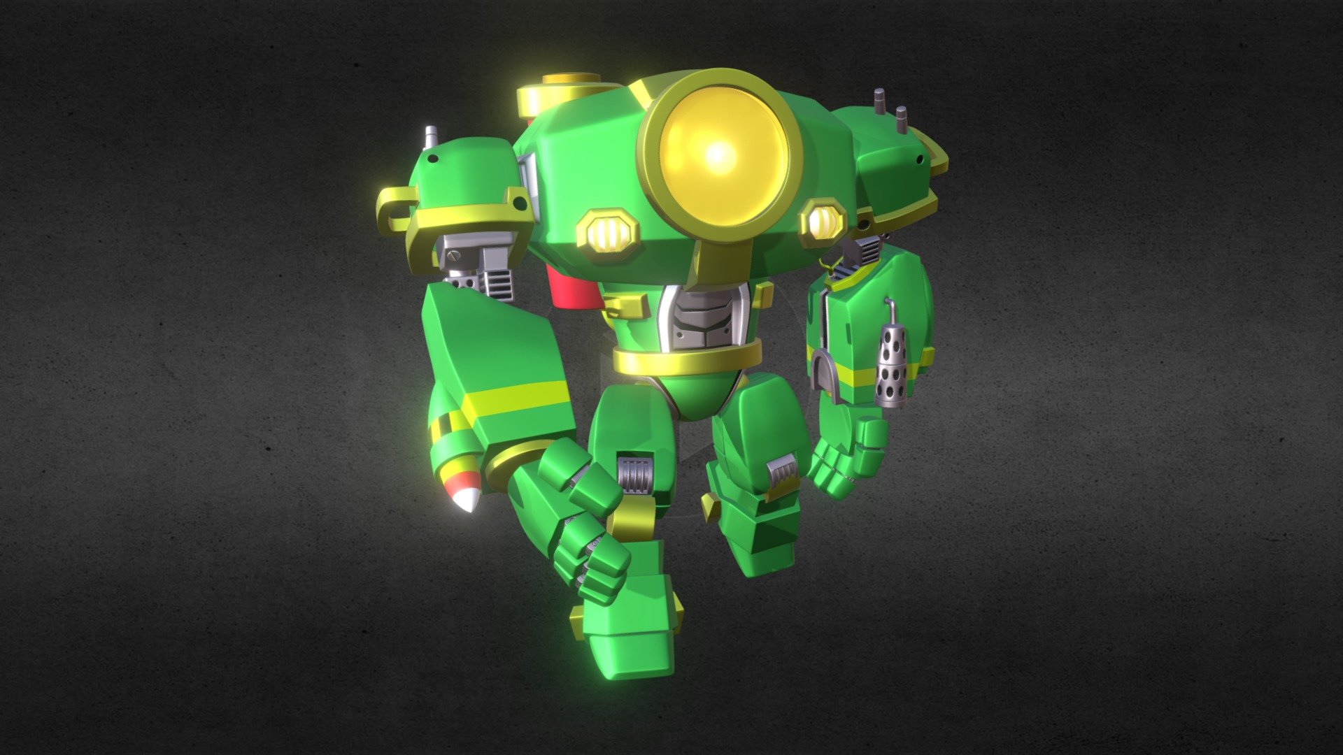 DROID from VESTA - 3D model by Coptron Media Design (Javier C. M ...