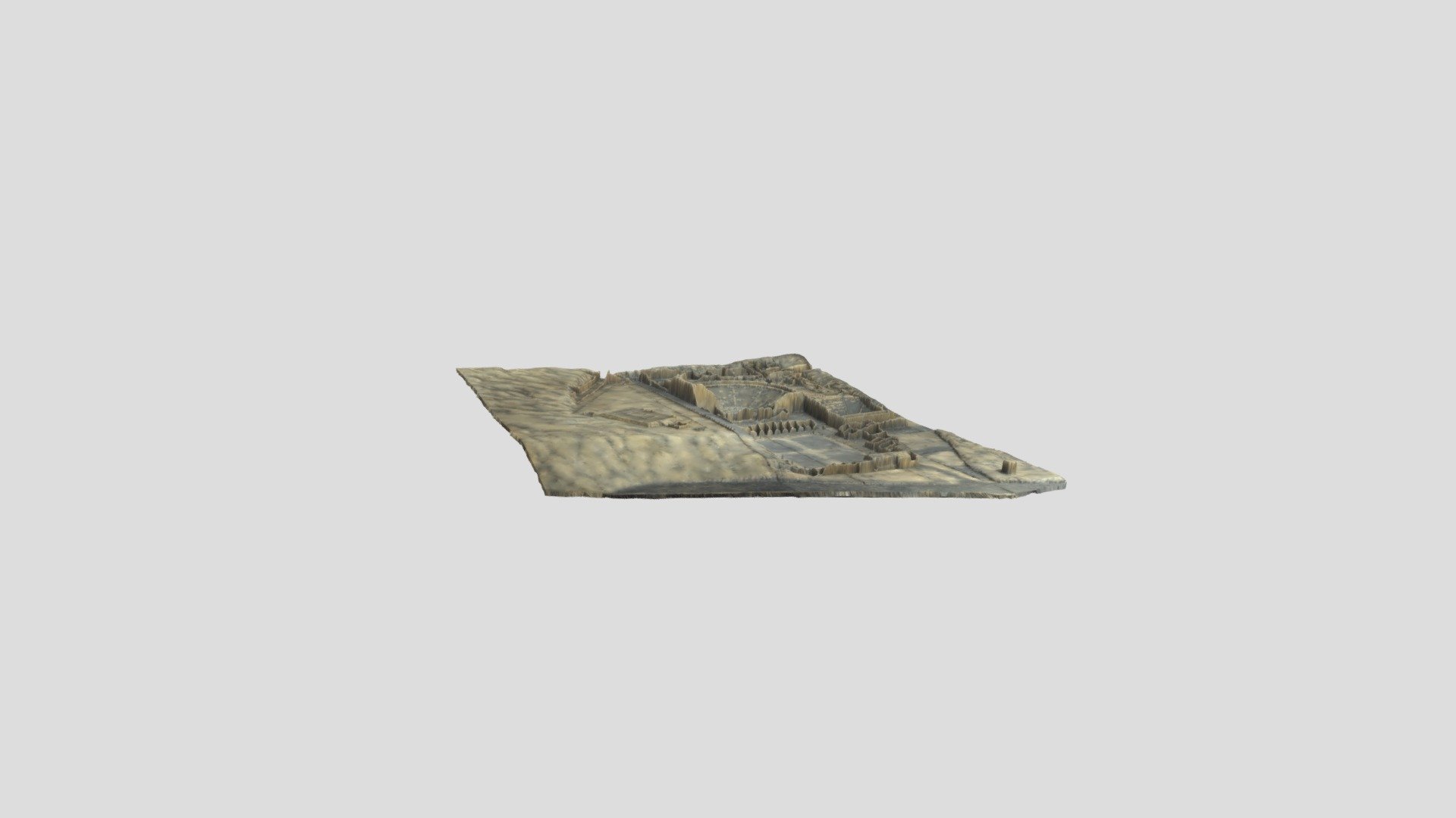 Model of Pompeii in 1820 - 3D model by Thomas Flynn (@nebulousflynn ...