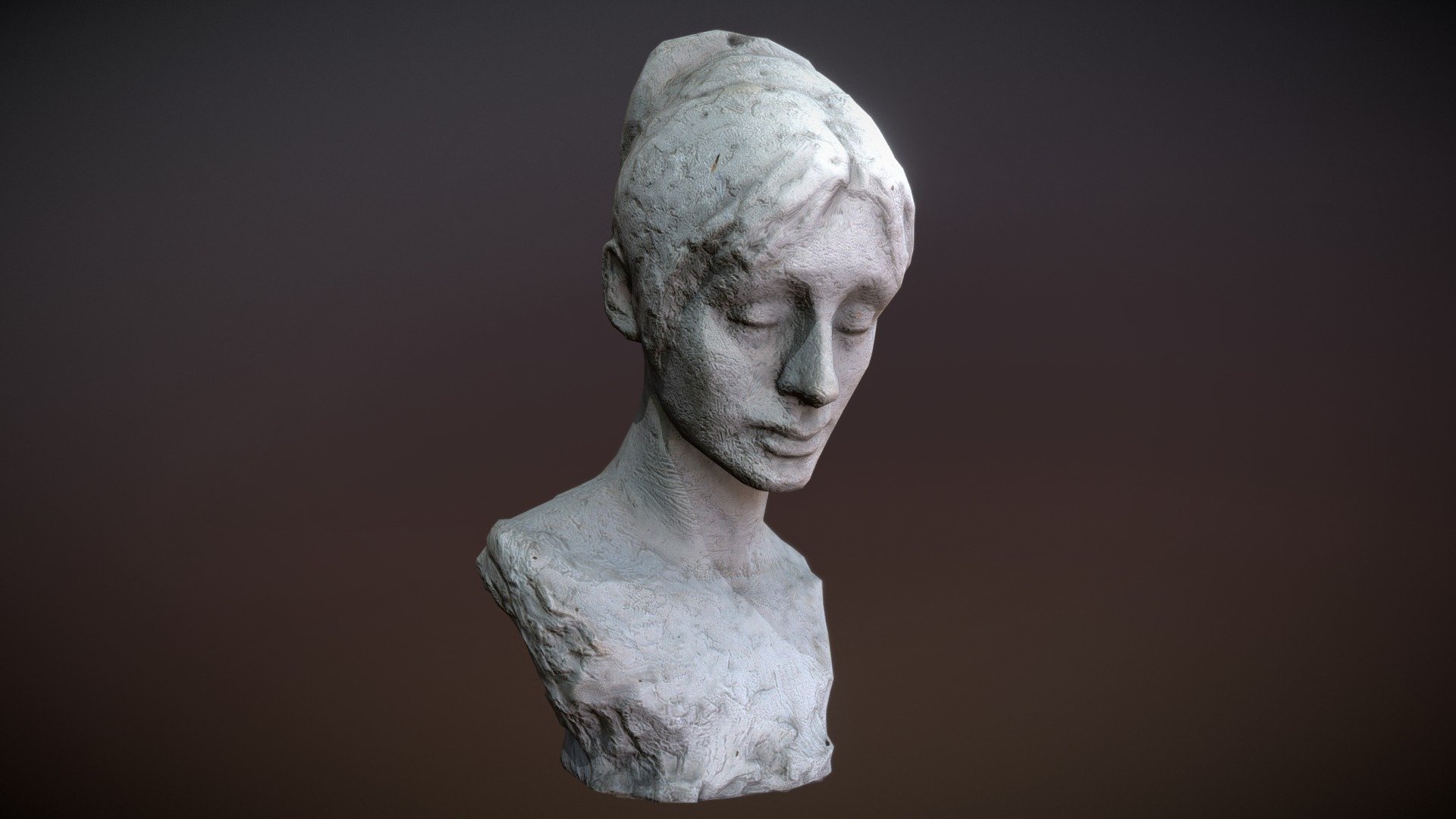 Old plaster statue - 3D model by v124entkl [9e6fce6] - Sketchfab