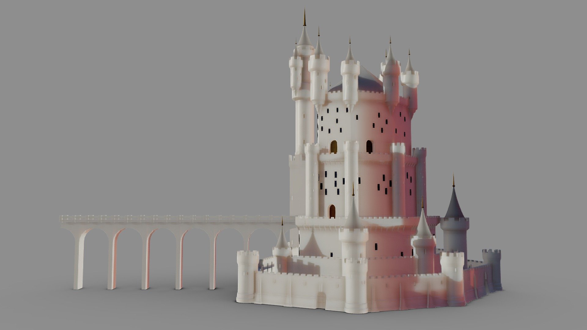 Castle 4 - Buy Royalty Free 3D model by Giimann [9e706b1] - Sketchfab Store