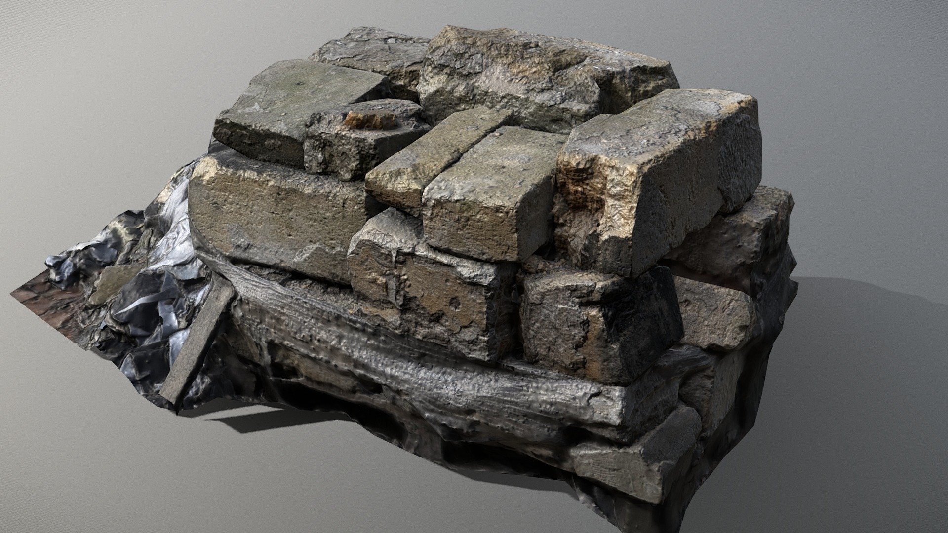 Pile of shellstone - 3D model by Universe UA (@UniverseUA) [9e7090b ...