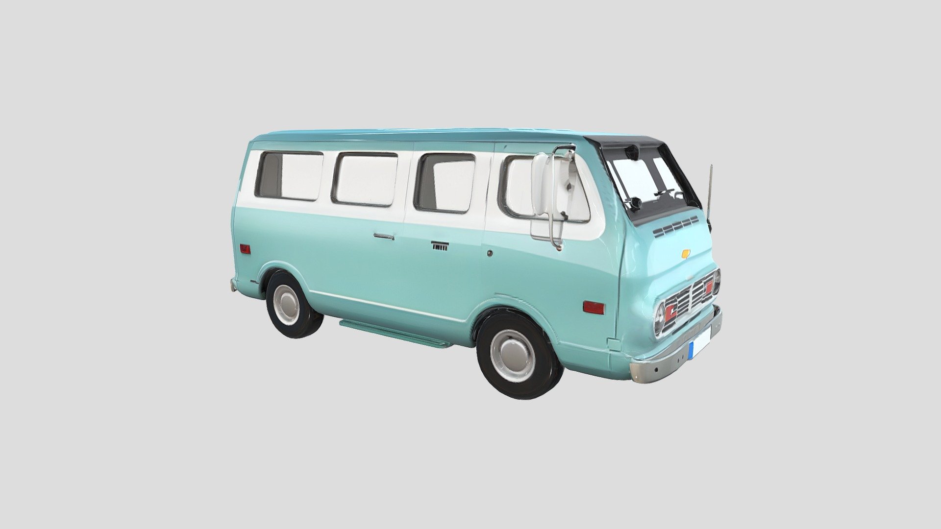Stylized Chevrolet Sport Van - Download Free 3D model by illustros ...