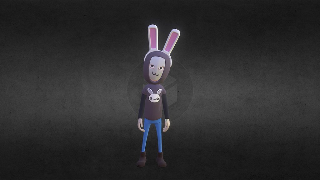 Masked Character - 3D model by LE0M0N (@LeoHn) [9e711a9] - Sketchfab