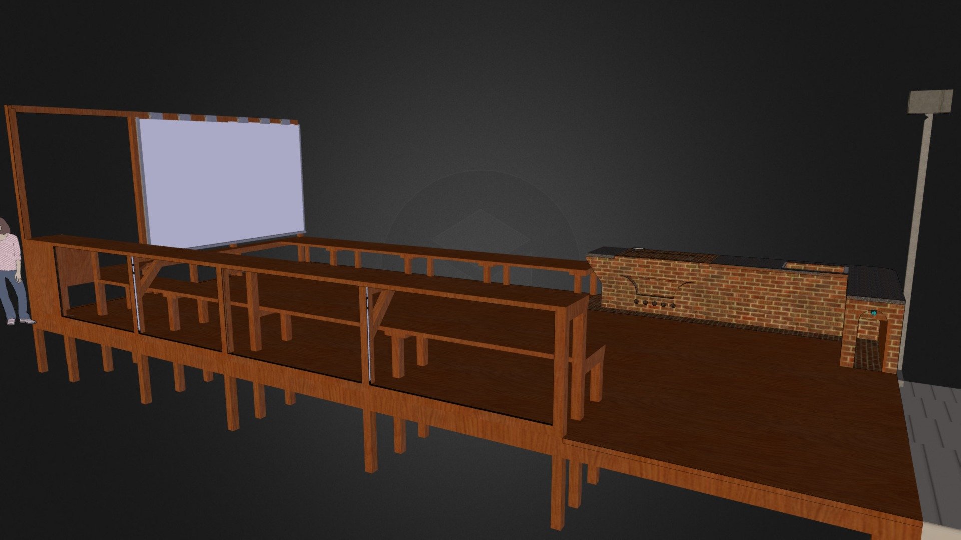 Deck - 3D model by Troy L. Coots (@troycoots) [9e726b0] - Sketchfab