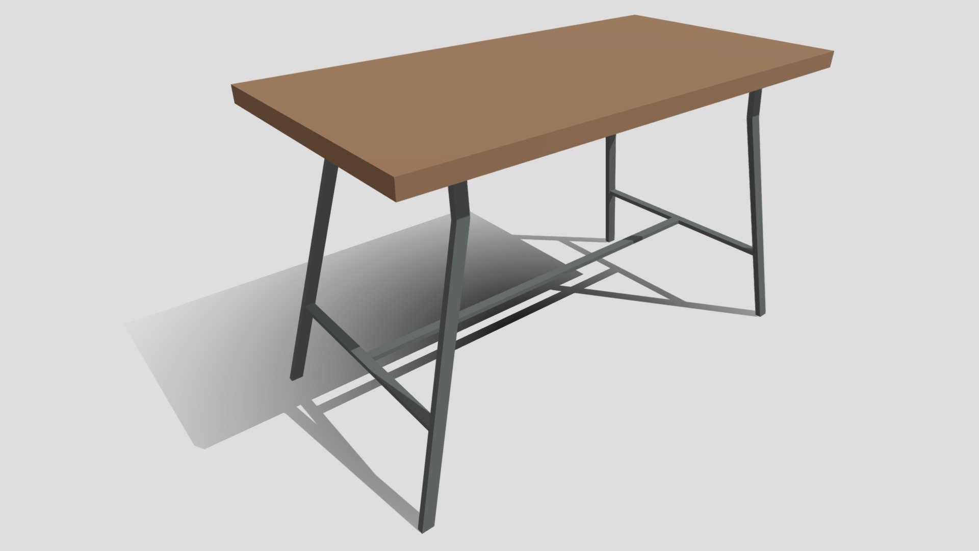 Low Poly Desk #6 - Download Free 3D model by JustBlender [9e72af3 ...
