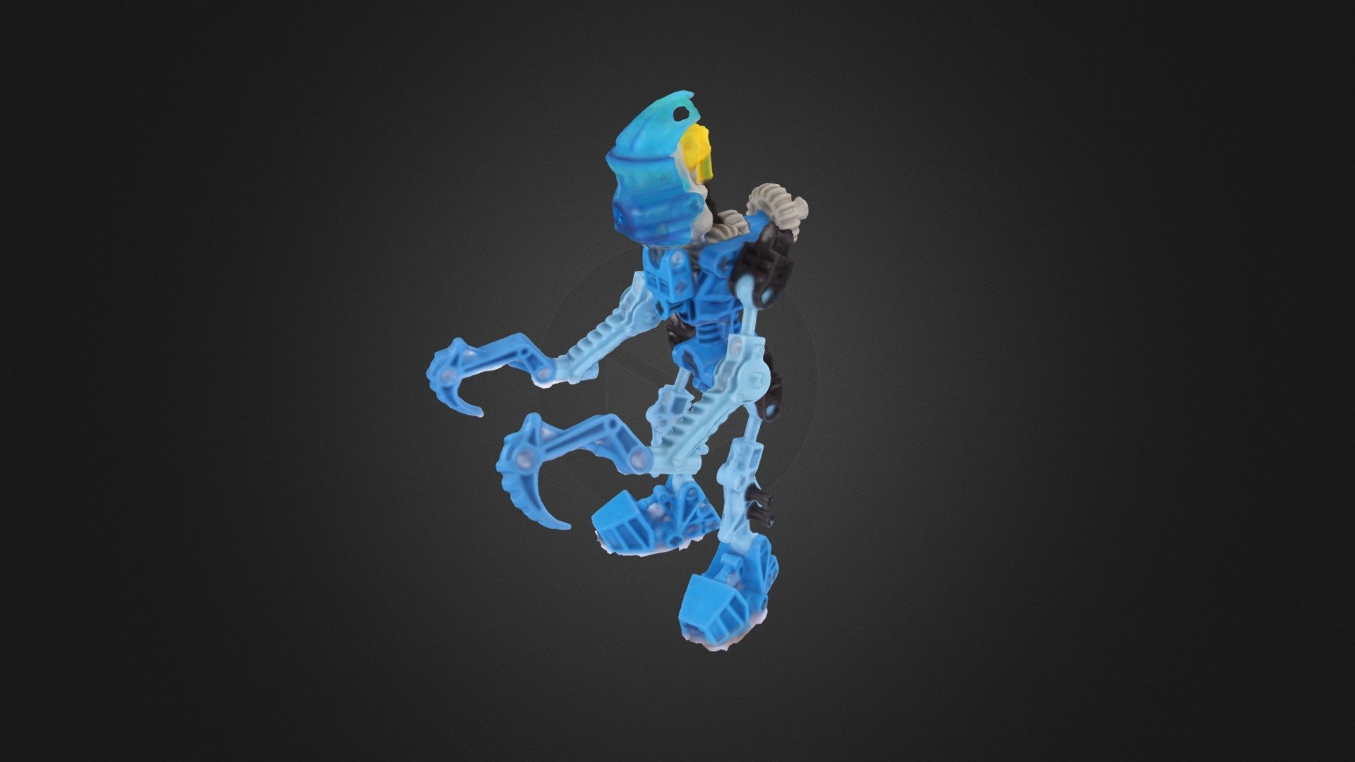 Blue Lego Bionicle Scan - Download Free 3D model by Seth Berrier (@berriers) [9e74312] - Sketchfab